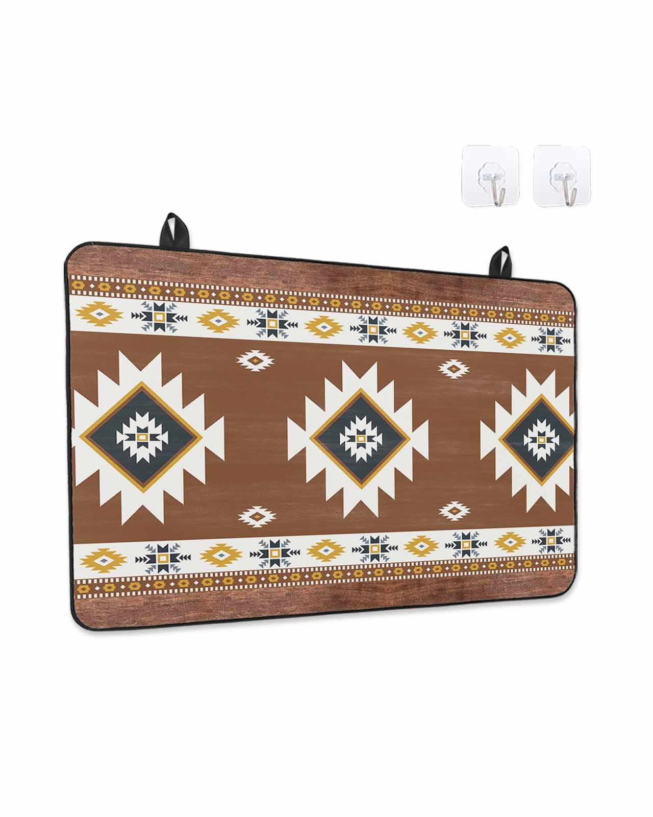 Multicolor Southwest Stove Top Covers for Electric Stove, 28'x20'' Boho Geometric Tribal Style ...