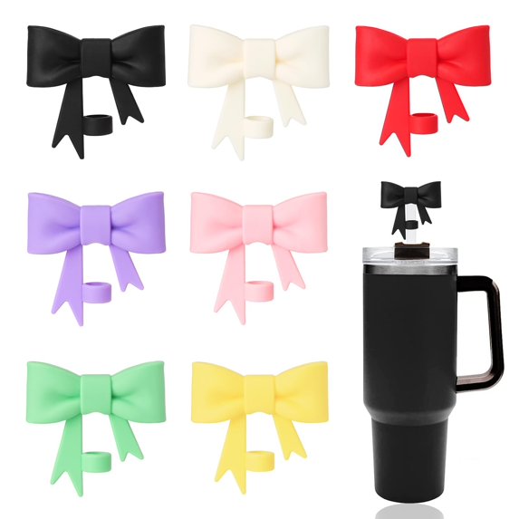 Multicolor Straw Covers for Stanley Cup 30&40oz Tumbler Cup Silicone ...