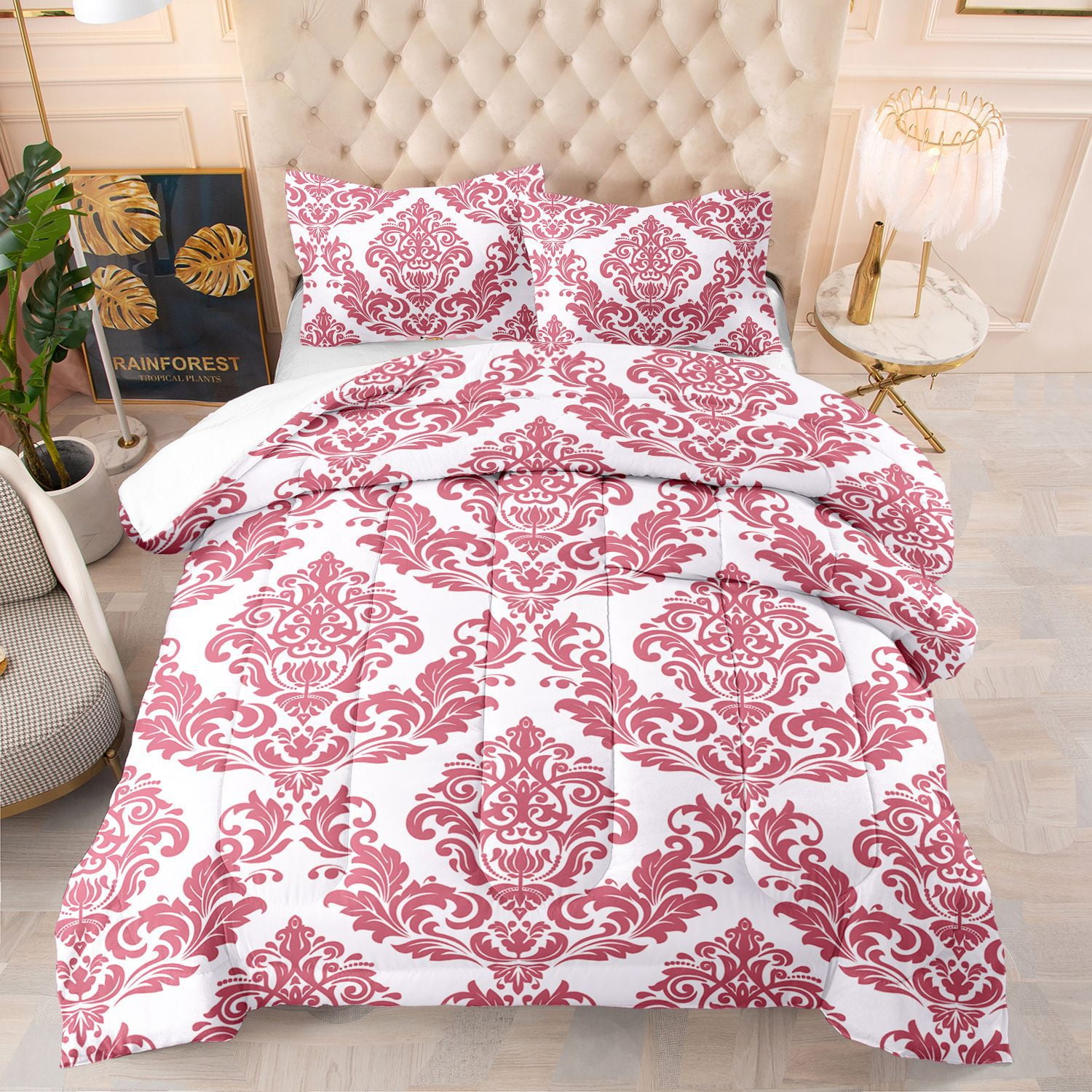 Multicolor Style Pattern Quilt Fat Quilt Feather Silk Cotton Quilt Core ...