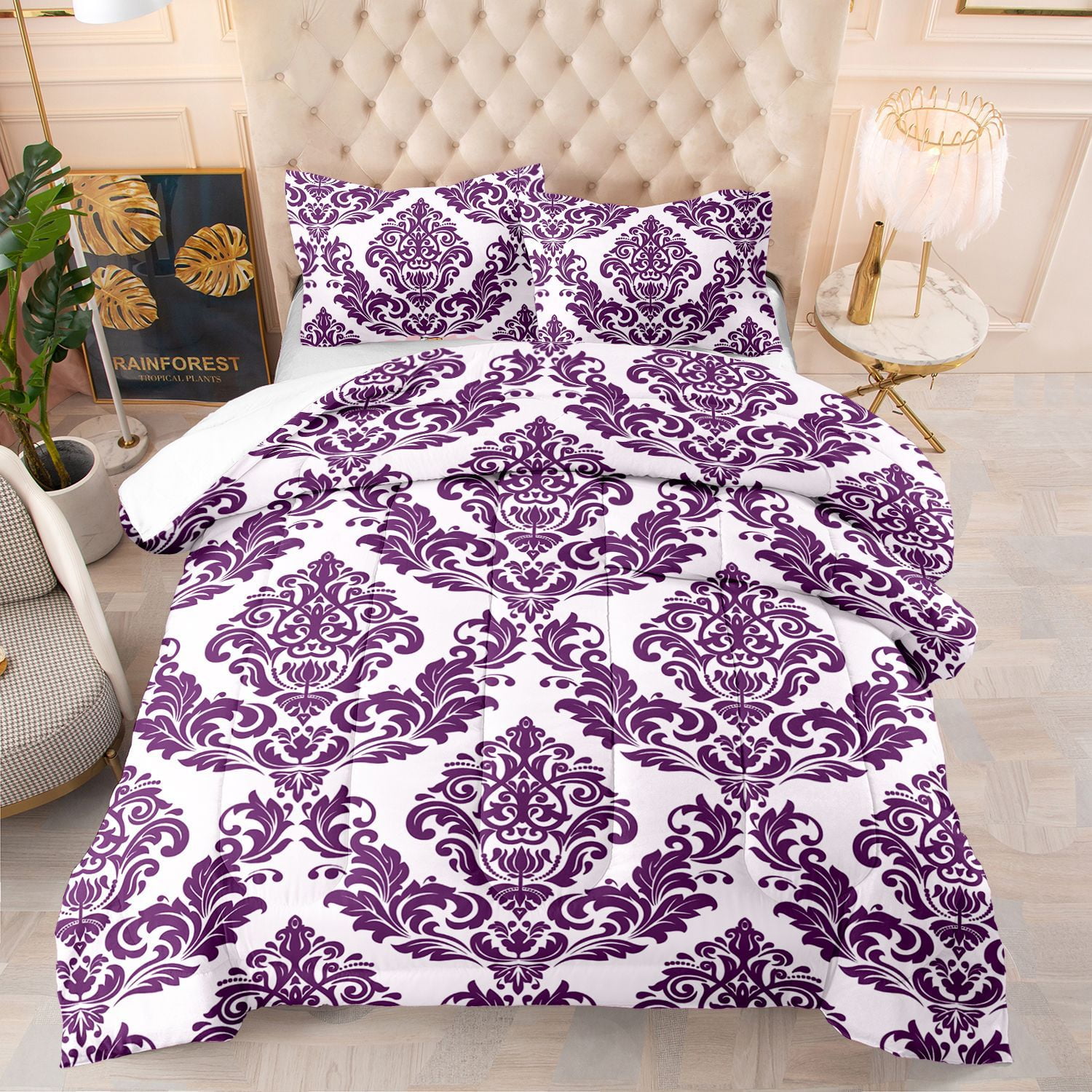 Multicolor Style Pattern Quilt Fat Quilt Feather Silk Cotton Quilt Core ...