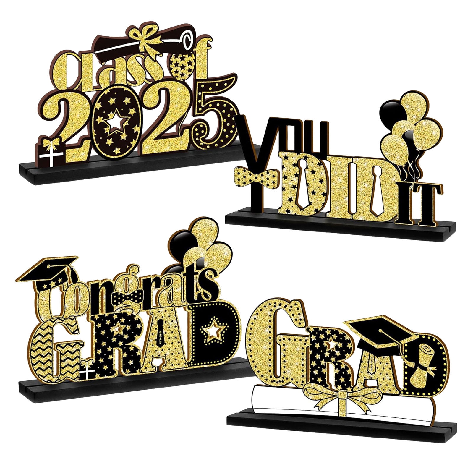 Multicolor Table Toppers for High School College Graduation Party Prom ...