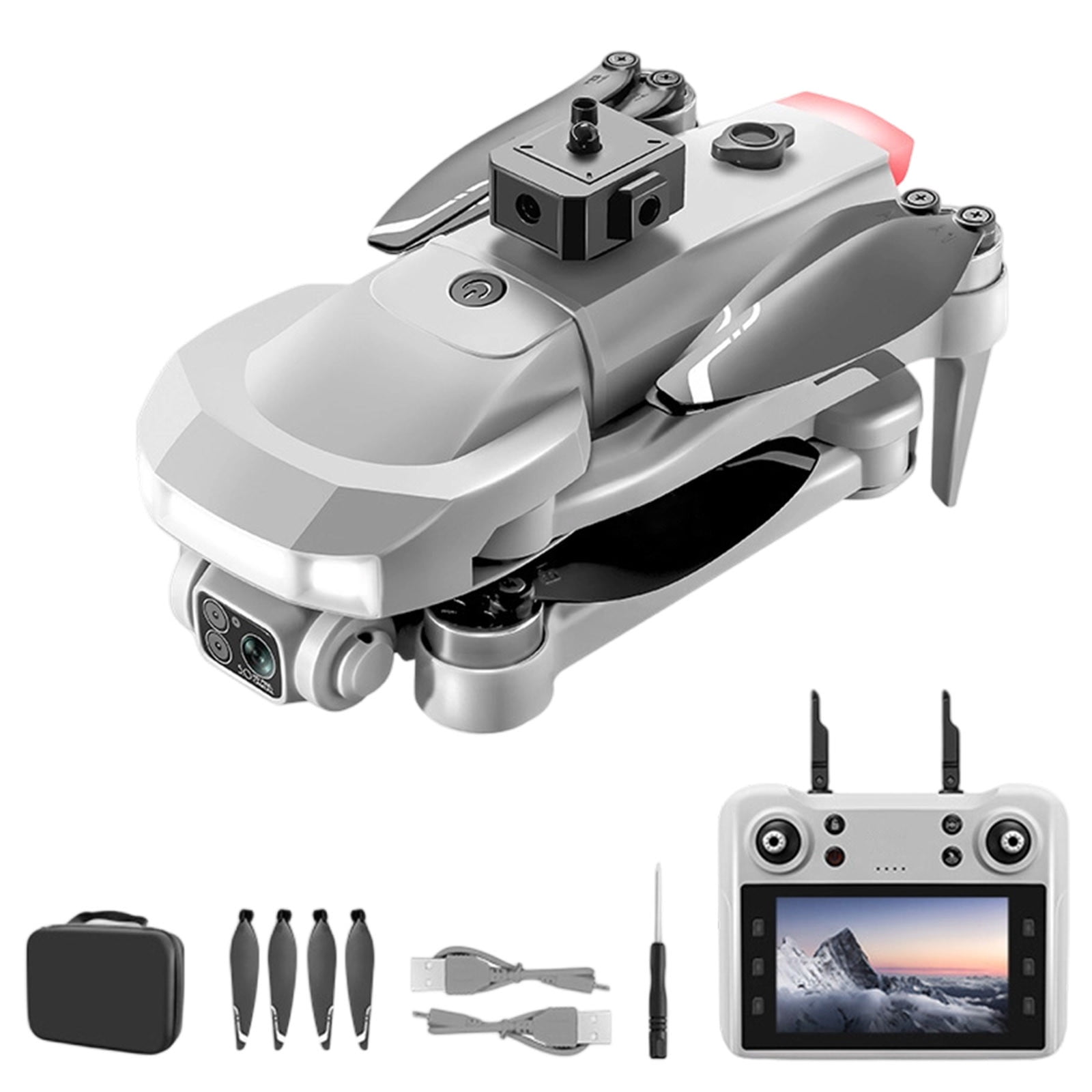Multicolor V34 Screen Remote Gps Drone With Brushless Motor, Dual ...
