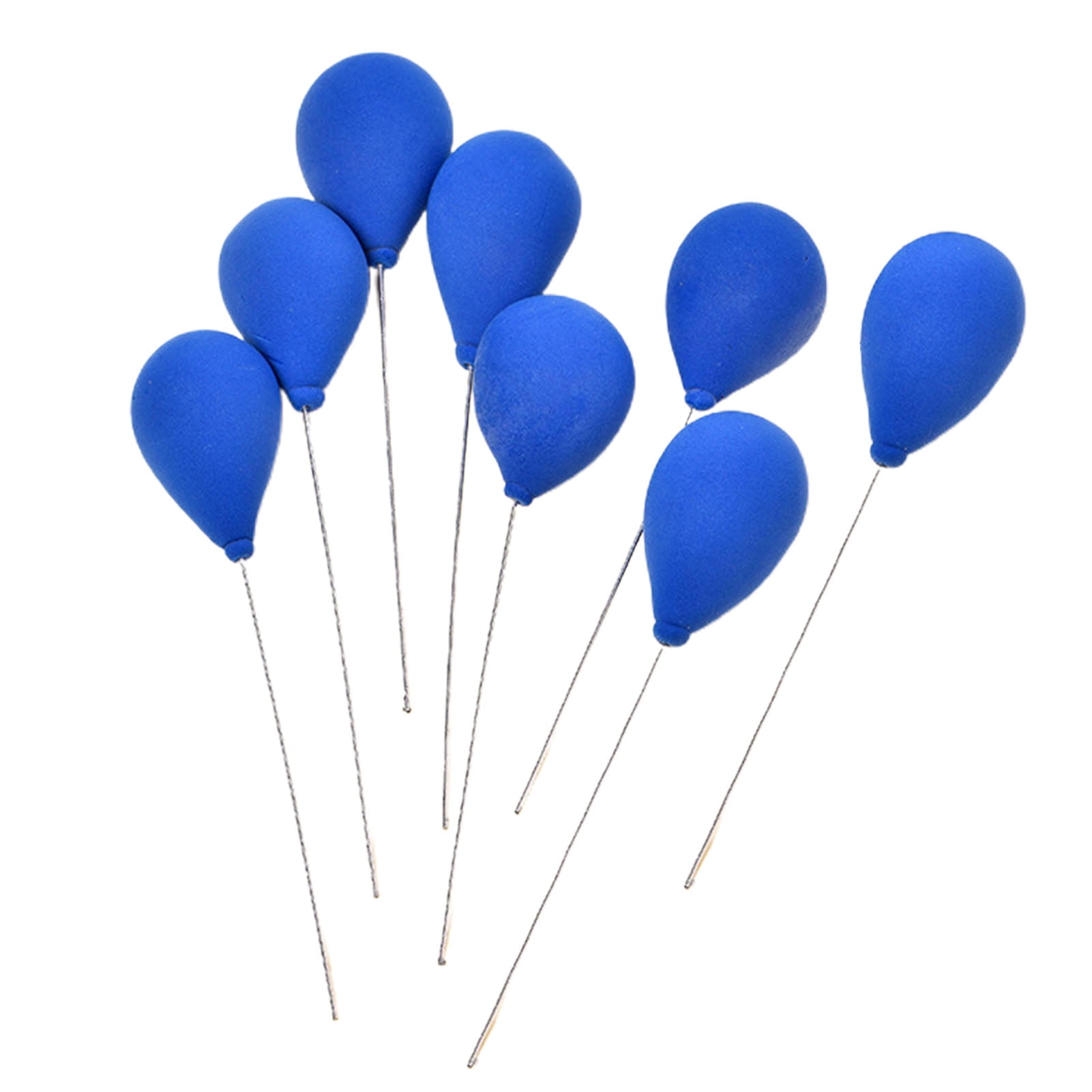 Multicolored Balloon Cluster Cake & Cupcake Topper, Reusable Plastic ...