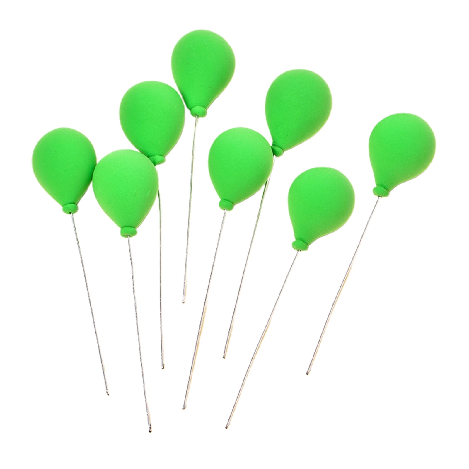 Multicolored Balloon Cluster Cake & Cupcake Topper, Reusable Plastic ...