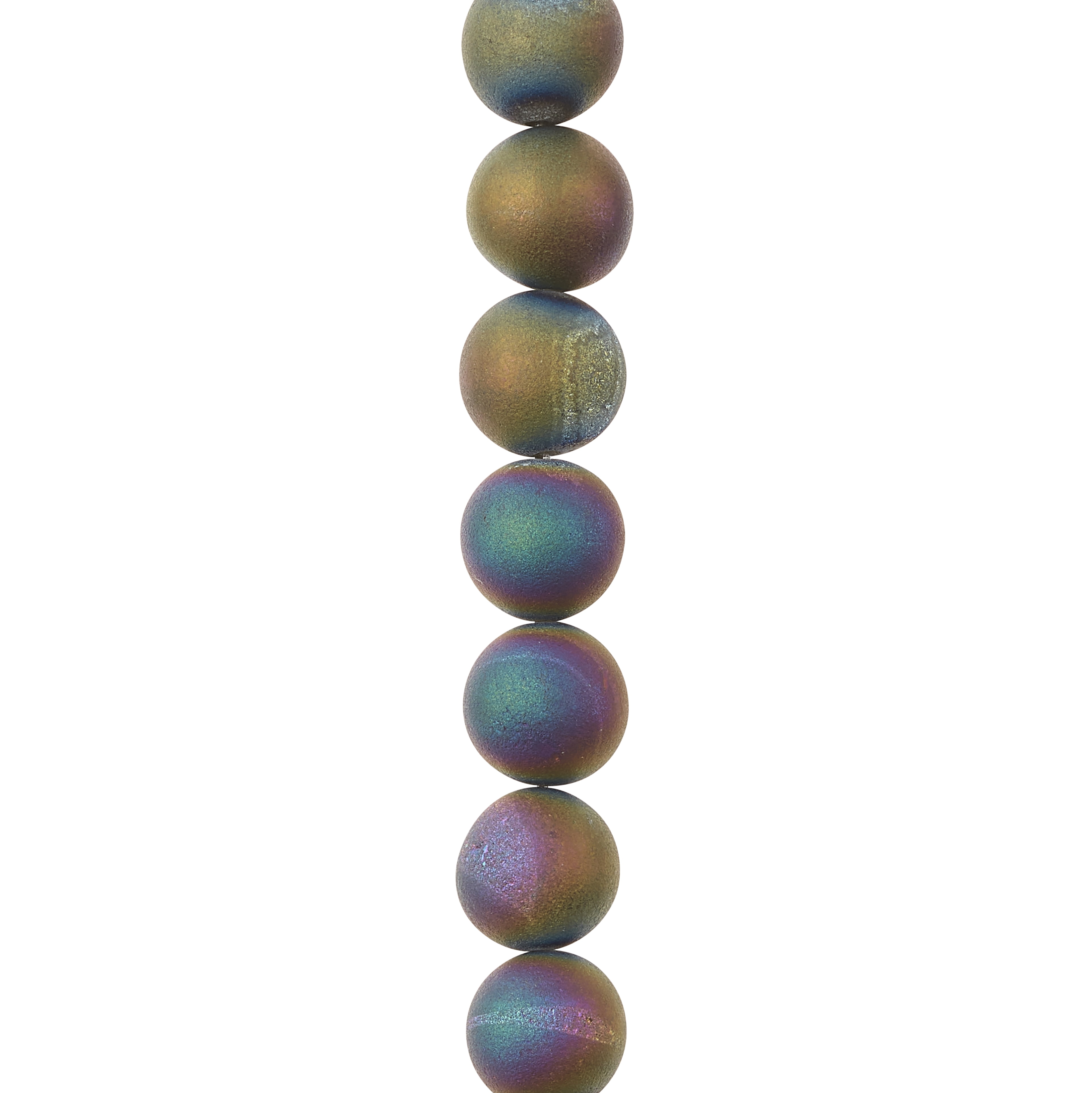 Multicolored Druzy Agate Stone Beads - 10mm by Bead Landing™ - Walmart.com