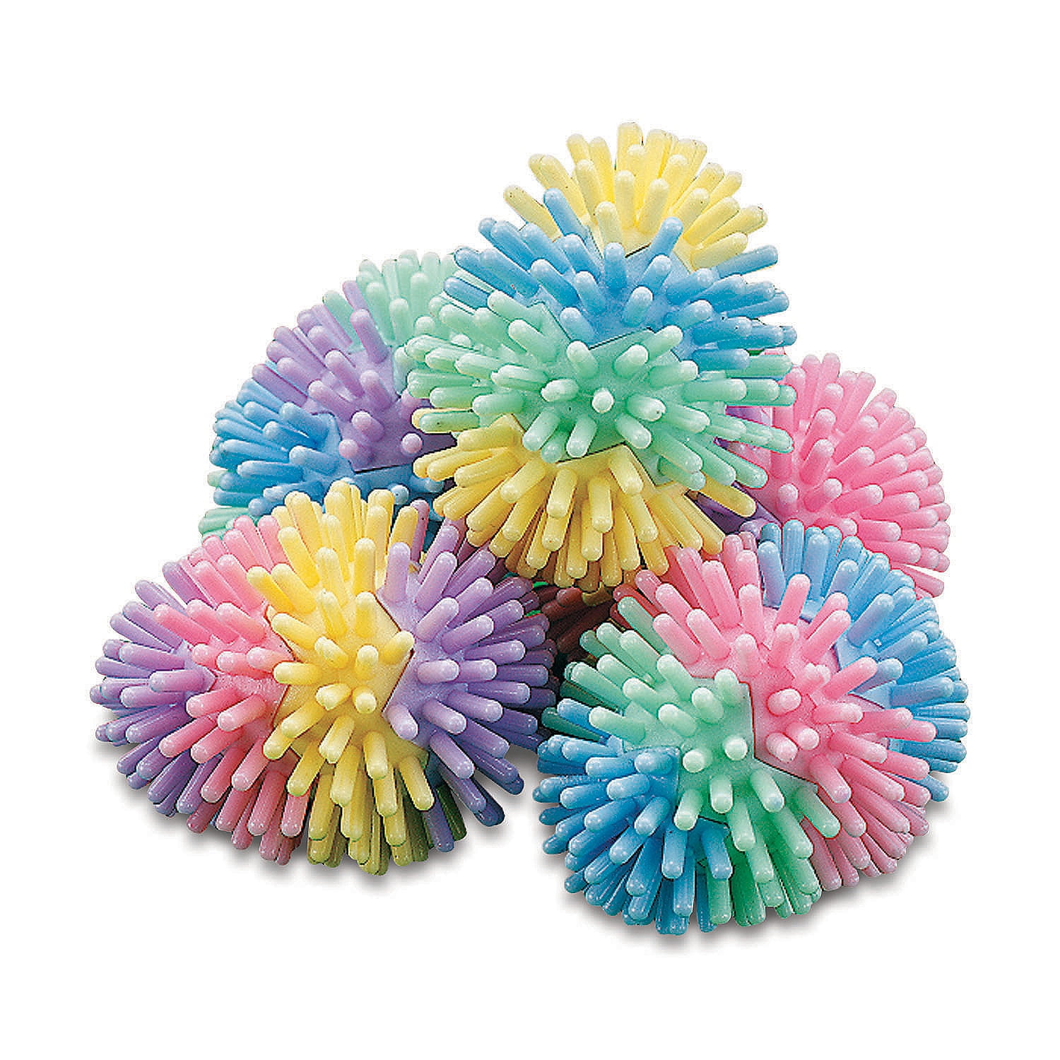 Multicolored Egg-Shaped Porcupine Balls - Toys - 36 Pieces - Walmart.com
