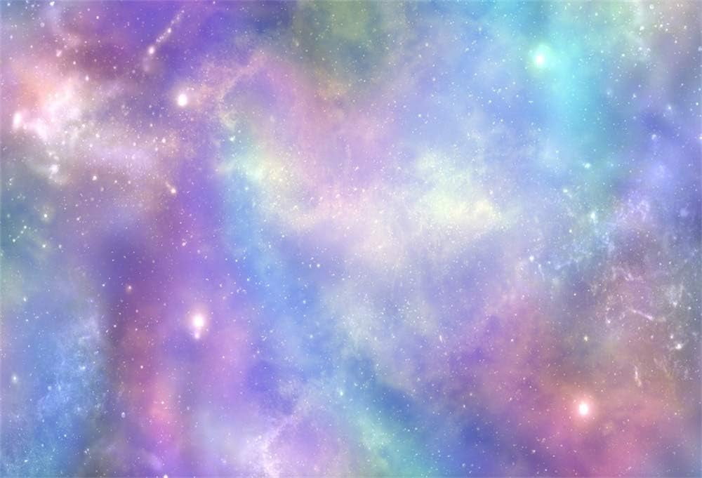 Multicolored Fluffy Clouds Nebulas Backdrop Ethereal Universe Cosmic ...