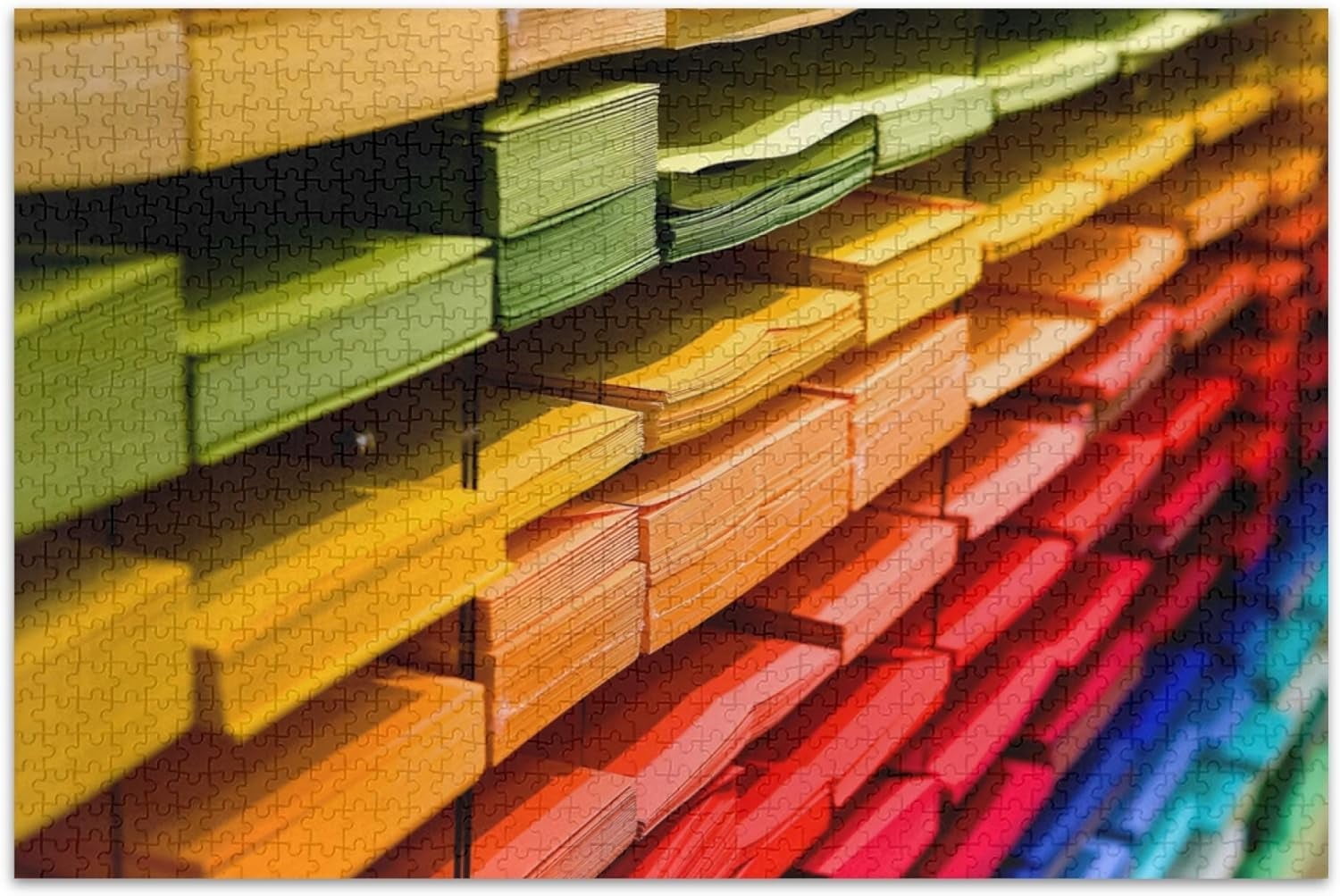 Multicolored Folders Jigsaw Puzzle 500 Pieces for Adults Teens Kids ...