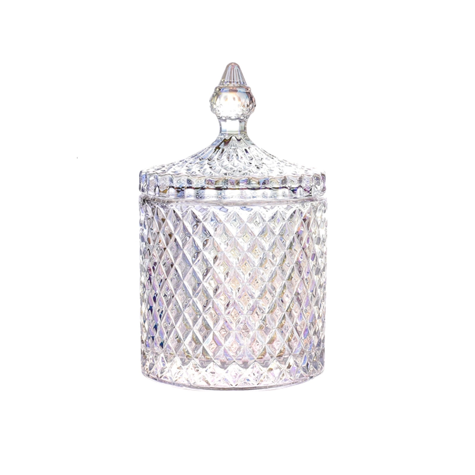 Multicolored Glass Candy Jars With Lids, Sugar Bowl With Lid, Sweet ...