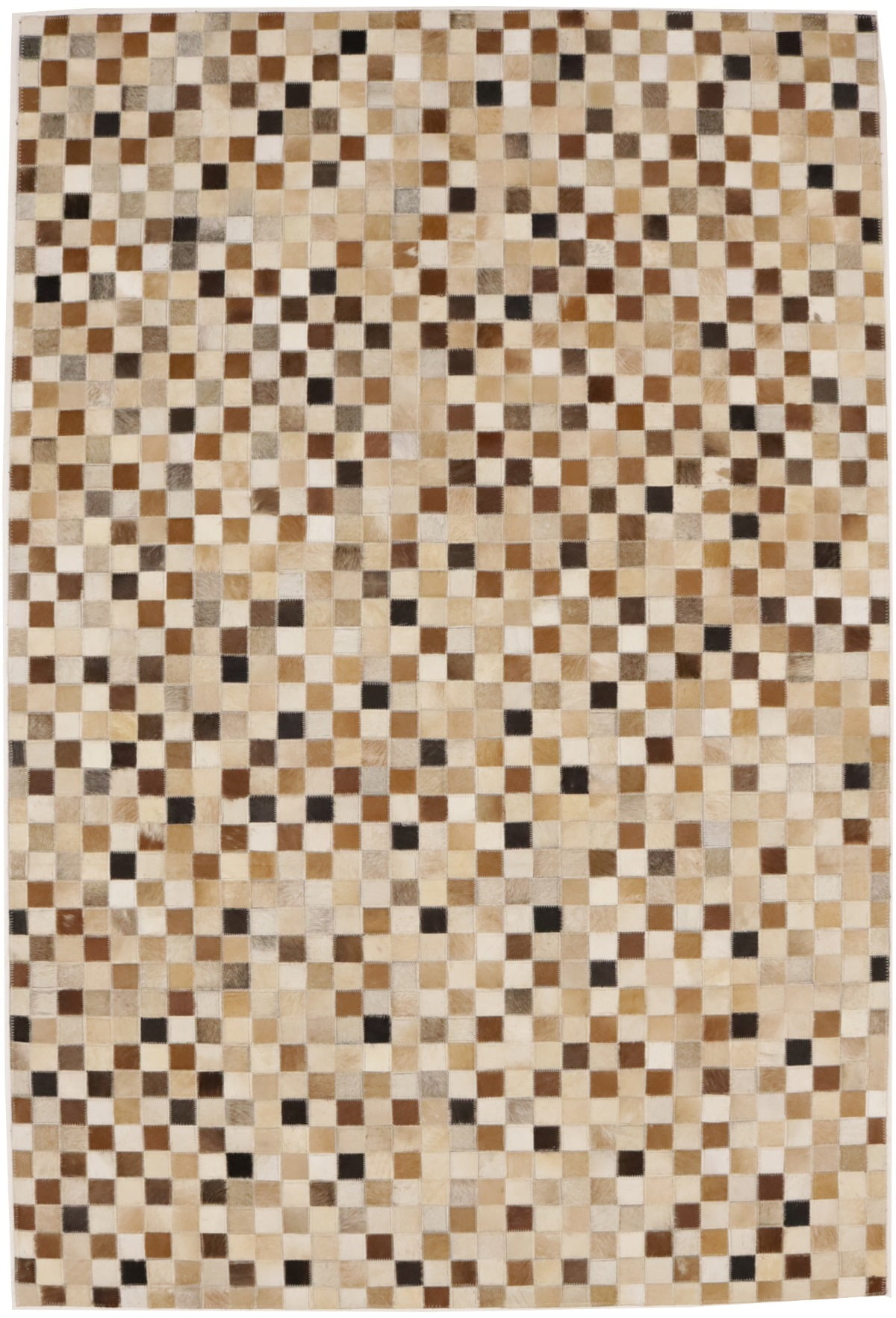 Multicolored Modern Leather Hide Rugs, 4X6 - Walmart.com
