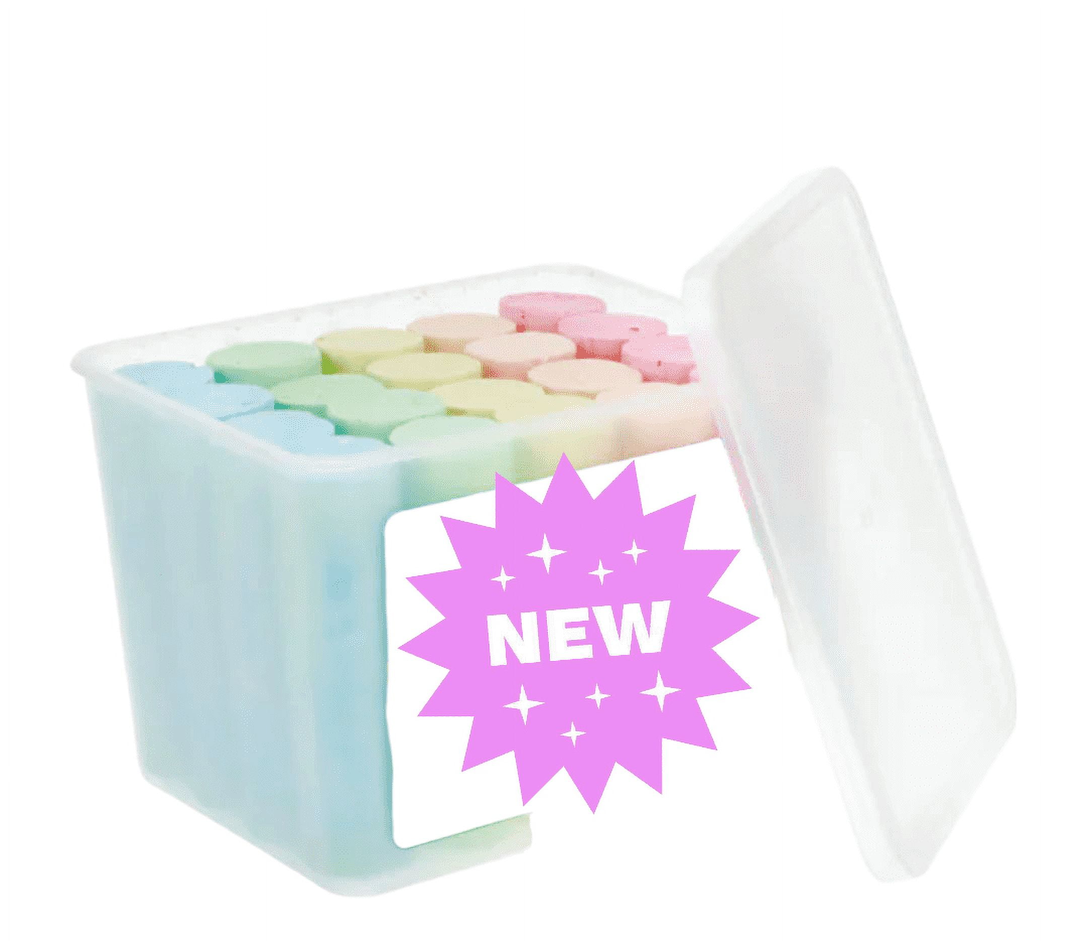 Multicolored Sidewalk Chalk - 20-pc. Tub for Fun and Educational Play ...