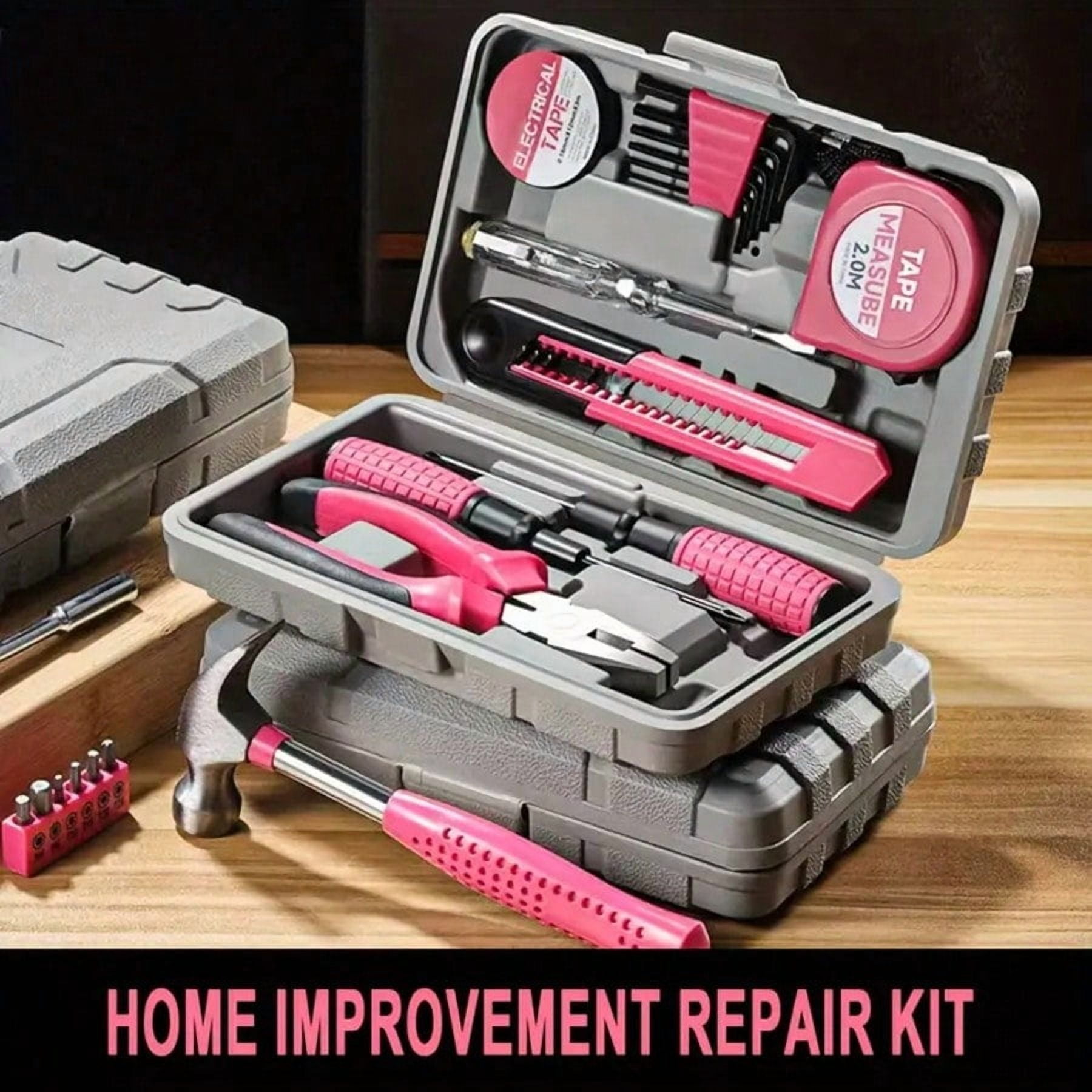 Multicolored Women's Must-Have 24 Kit-Household Tool Kit With Storage ...