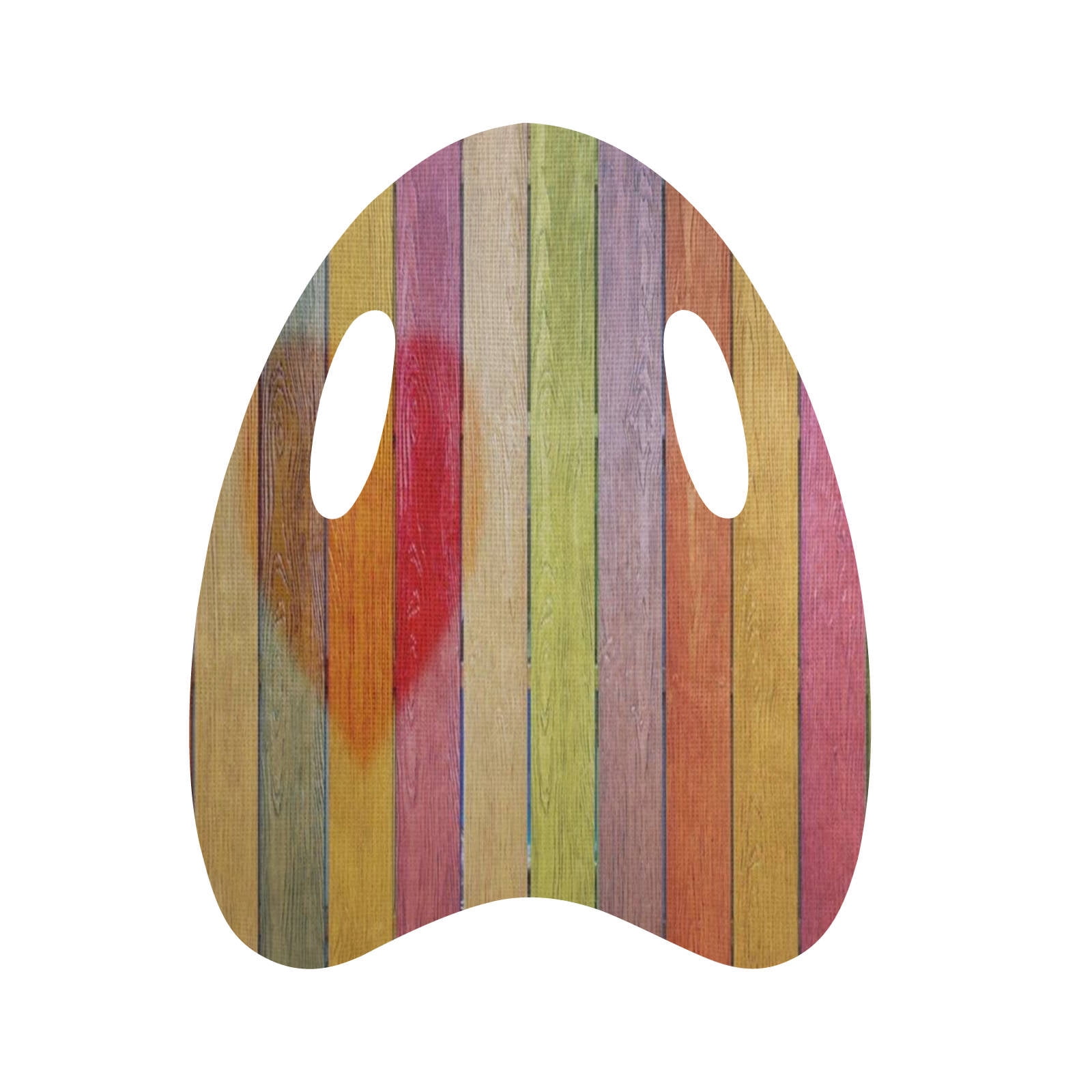 Multicolored Wooden Plank Heart – Premium Swimming Board for Kids ...