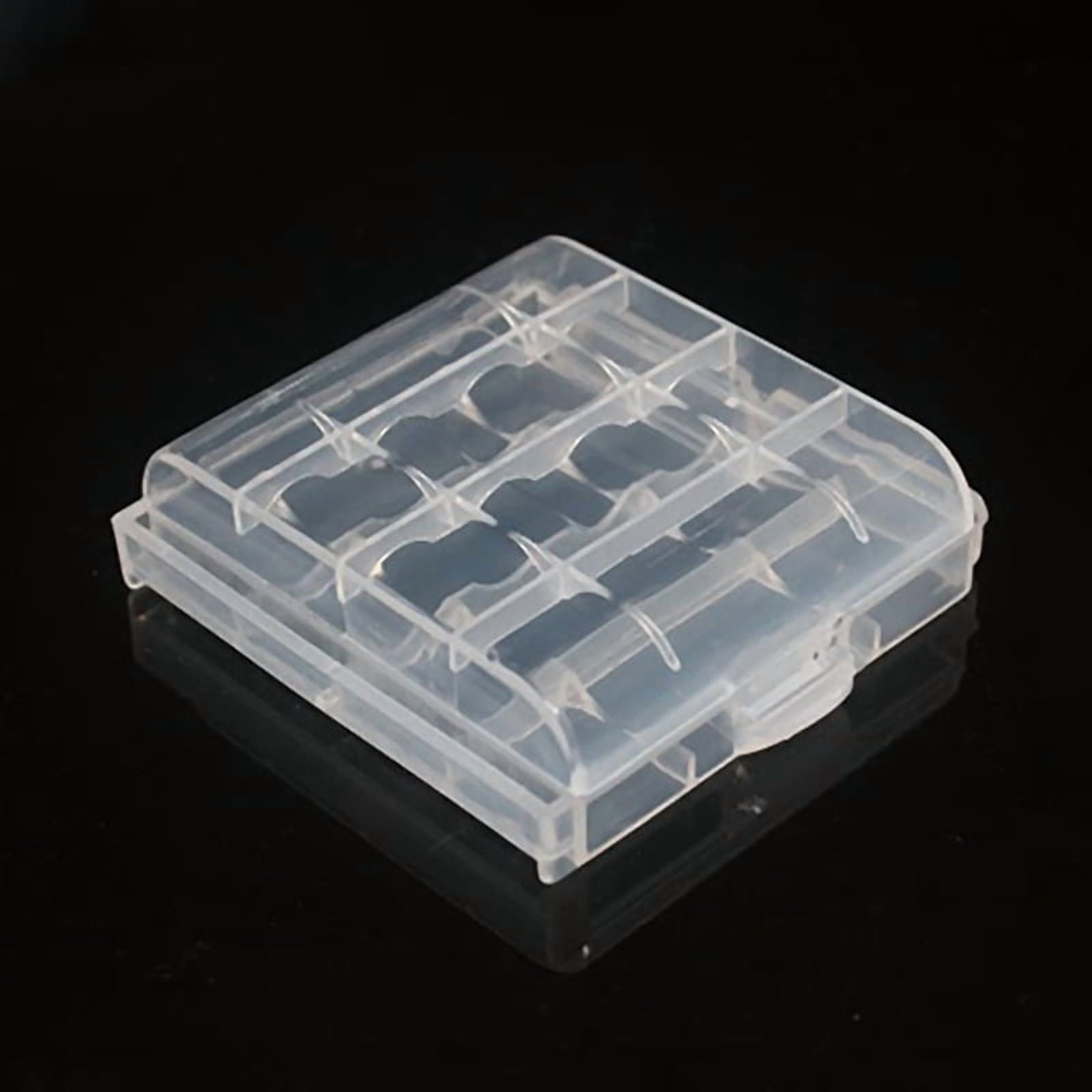 Multicolour PP Plastic Battery Holder Case AA AAA Hard Plastic Storage ...