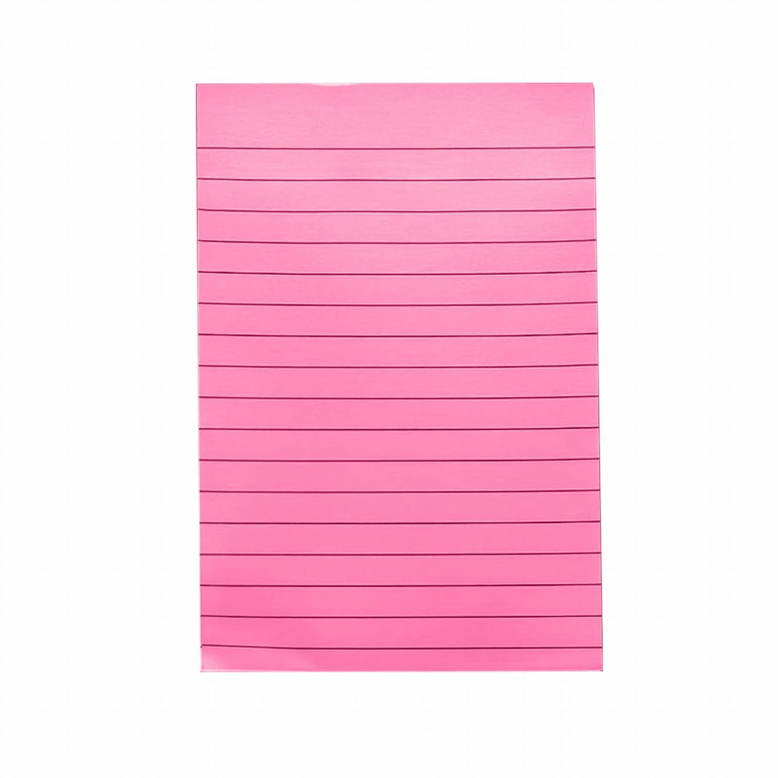 Multicolour Sticky Note, Under 5$, Qyaukm 1 Pads Lined Sticky Notes 4X6 ...