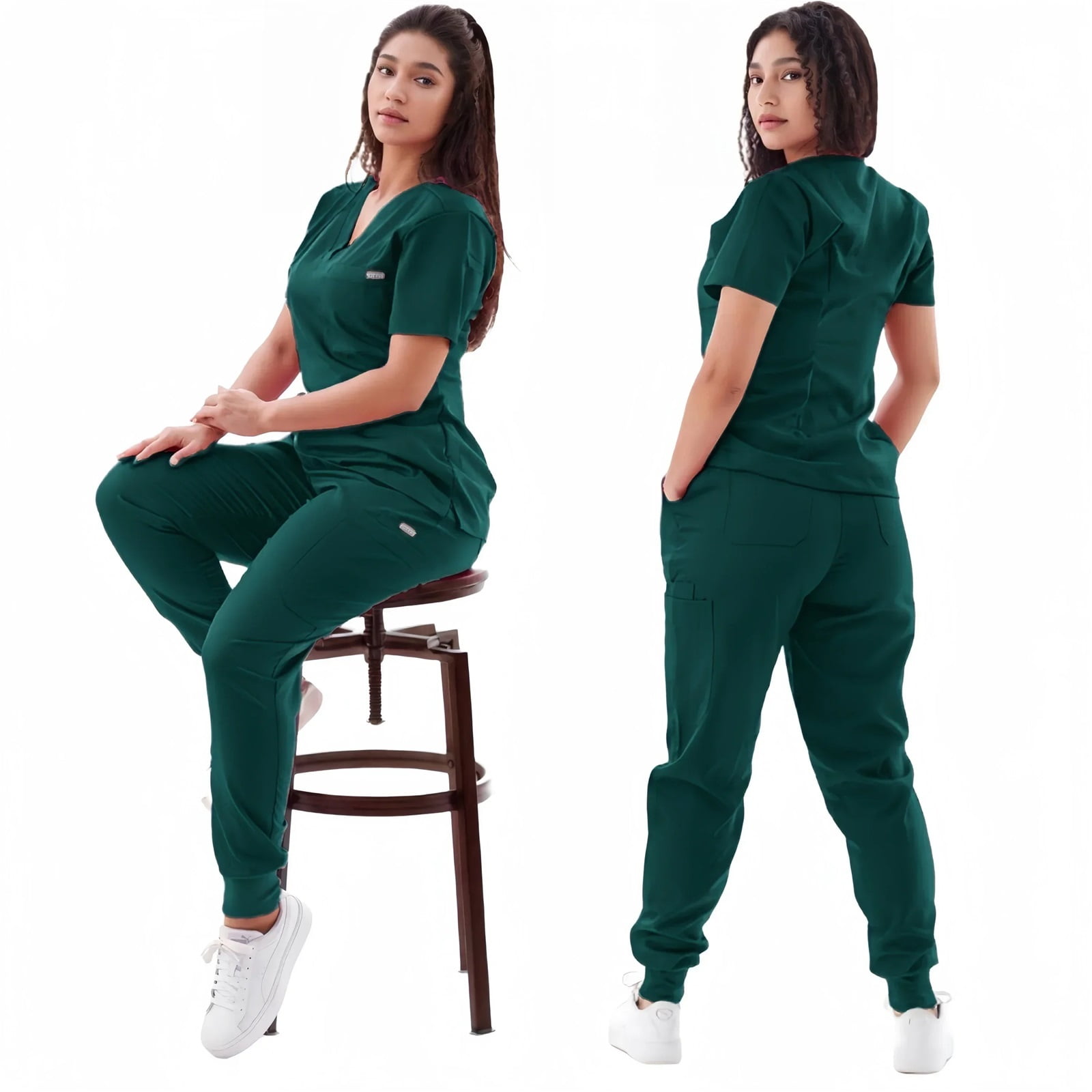 Multicolour Suit Nurse Scrubs Set Medical Clinical Clothes Doctor ...