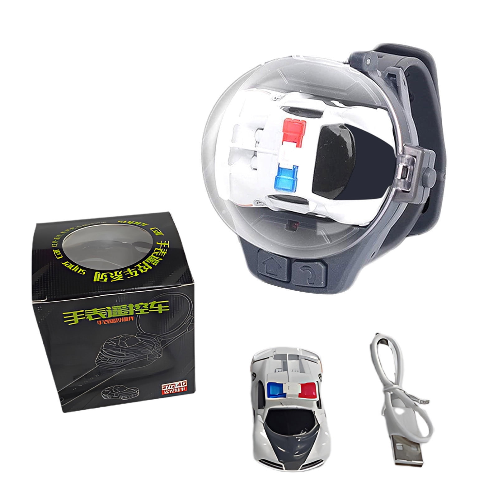 Multicolour Upgraded Mini Remote Control Watch Car With Led Lights 2.4Ghz Alloy Version Wrist ...