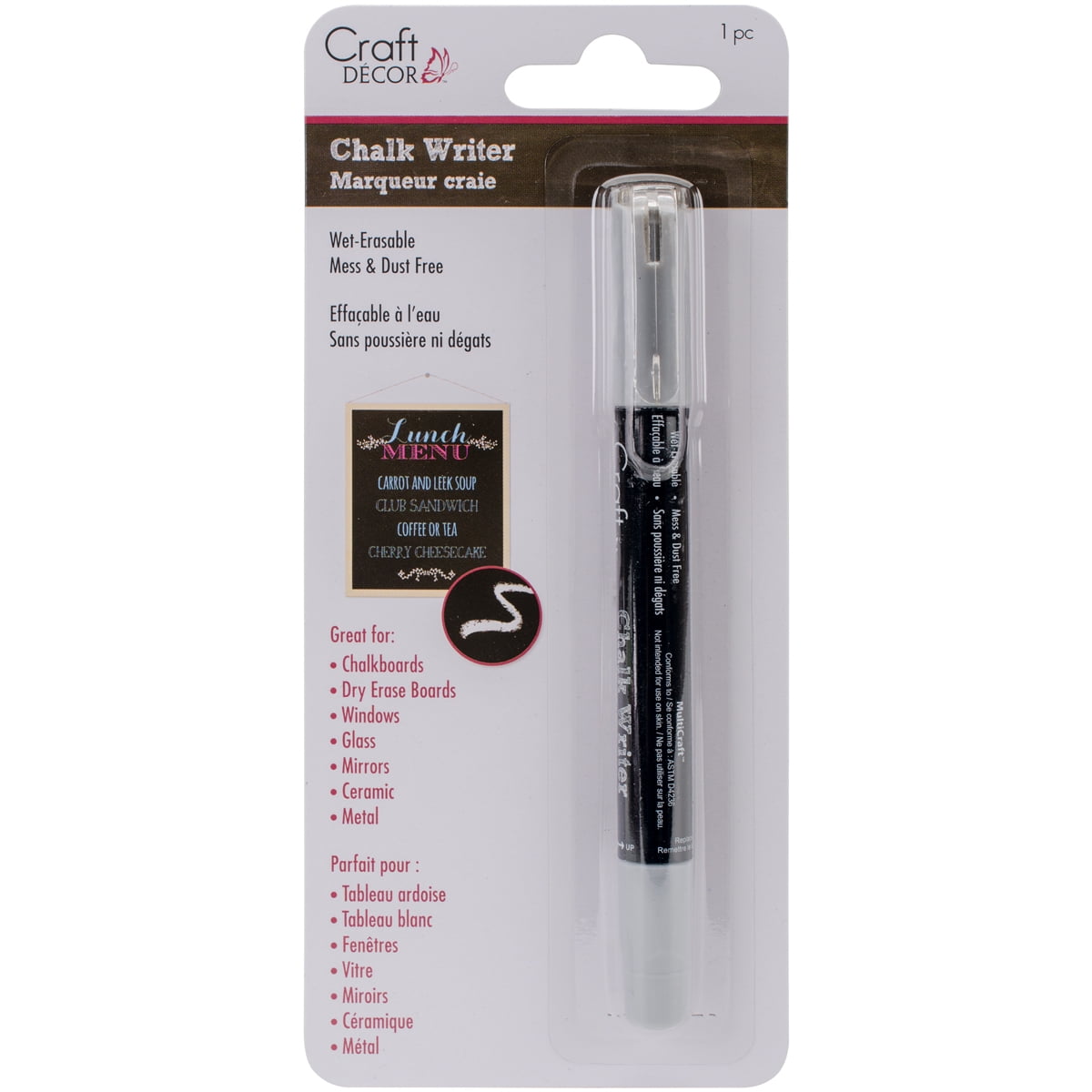 Multicraft Chalk Writer Pen Silver - Walmart.com