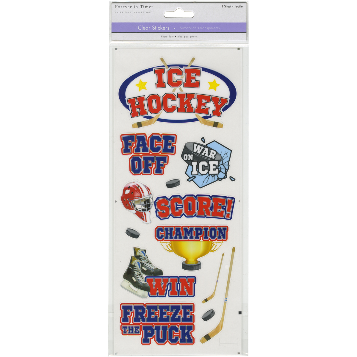 Multicraft Imports SS497-Q 12 x 5 in. Classic Theme Clear Stickers ...