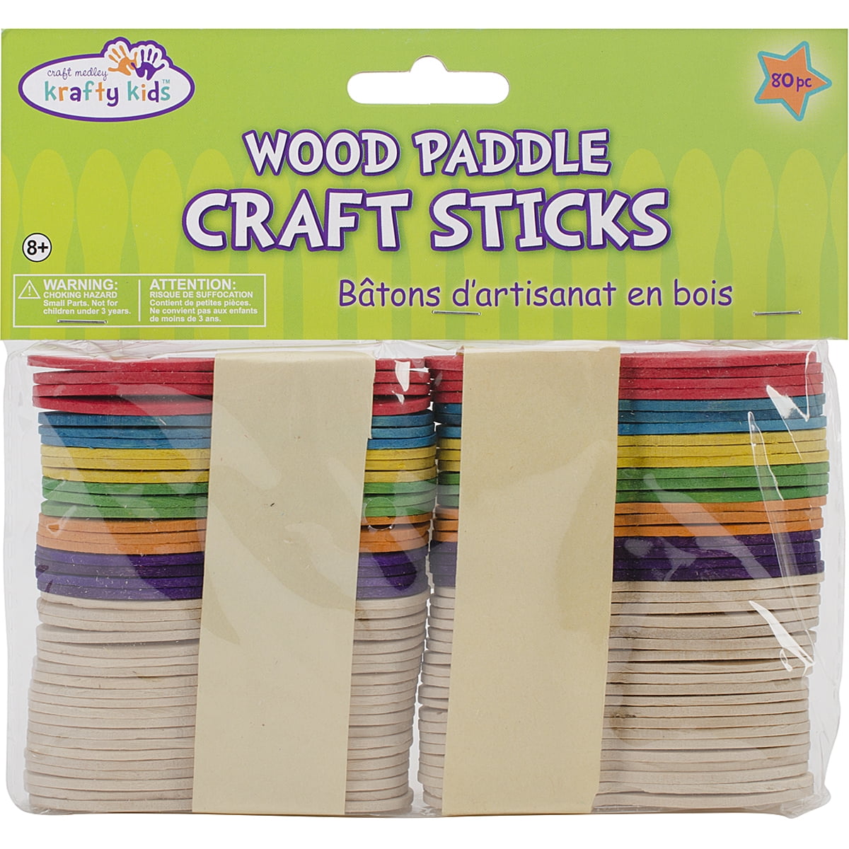 Multicraft Imports Natural & Colored 3" 80/Pkg - Walmart.com
