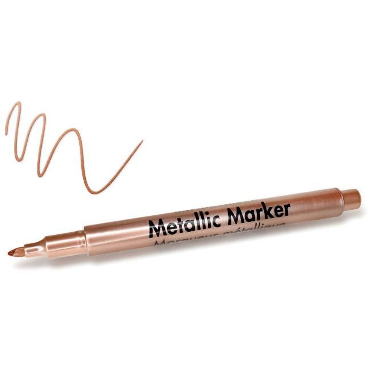 Multicraft Imports SW460-H 1.2mm Metallic Permanent Marker Fine Point ...