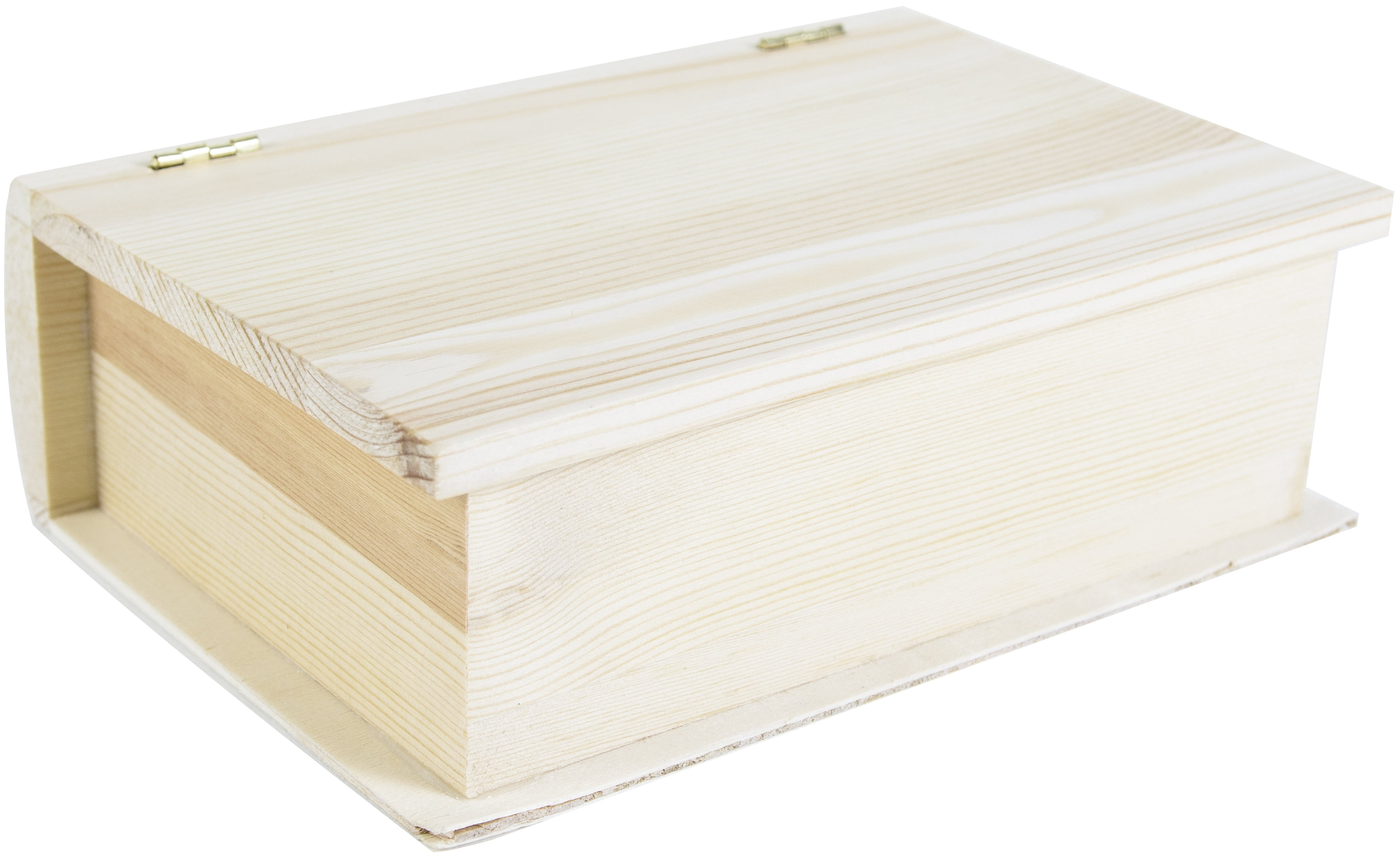 Multicraft Wood Keepsake Book Box-7"X5"X2.25" - Walmart.com