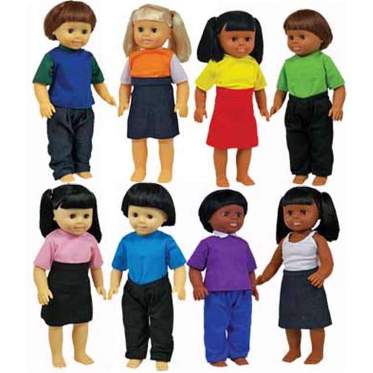 Multicultural Dolls Set of 8 - Walmart.com
