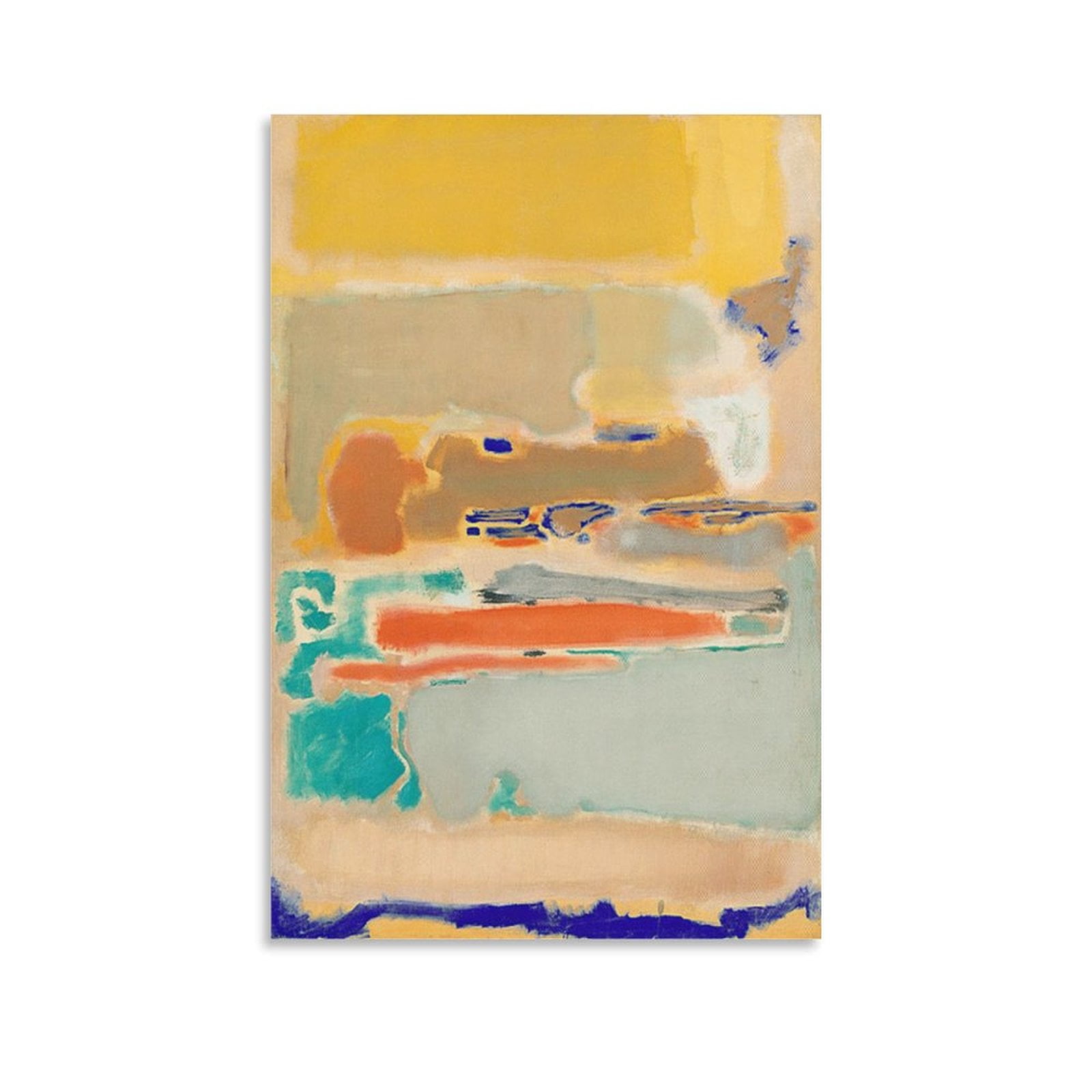 Multiform by Mark Rothko Painting Poster Artworks Canvas Poster Room ...