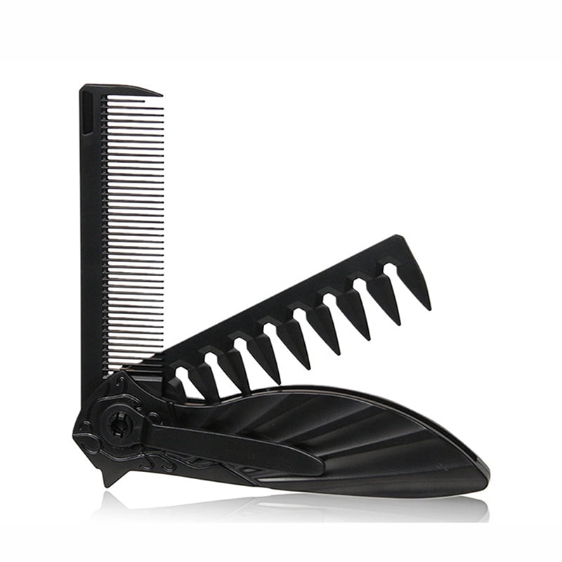 Multifuncional Pocket Folding Combs Plastic Wide Tooth Oil Head Comb ...