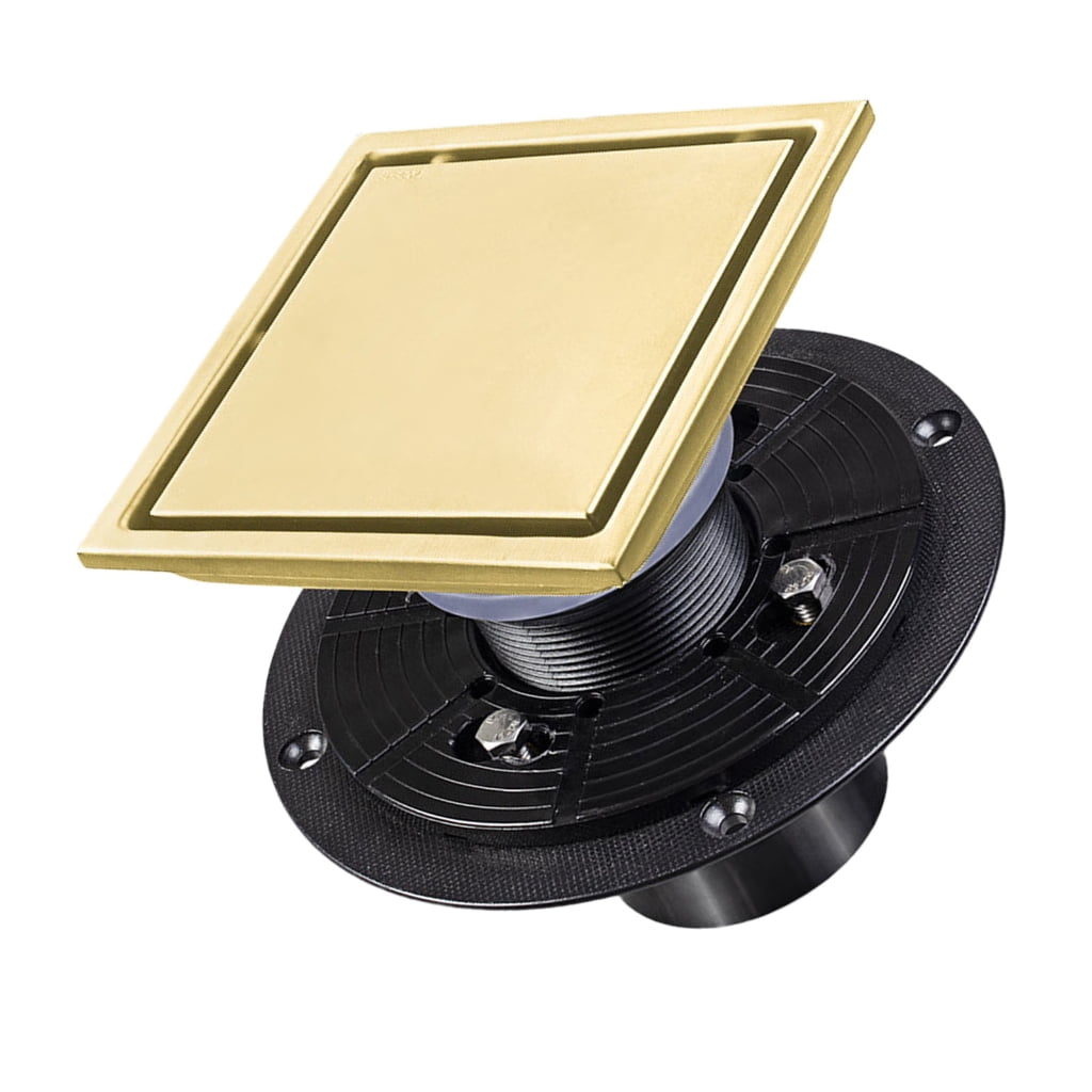 Multifunction 4 Inch Bathroom Floor Drain Steel Square designings Floor ...