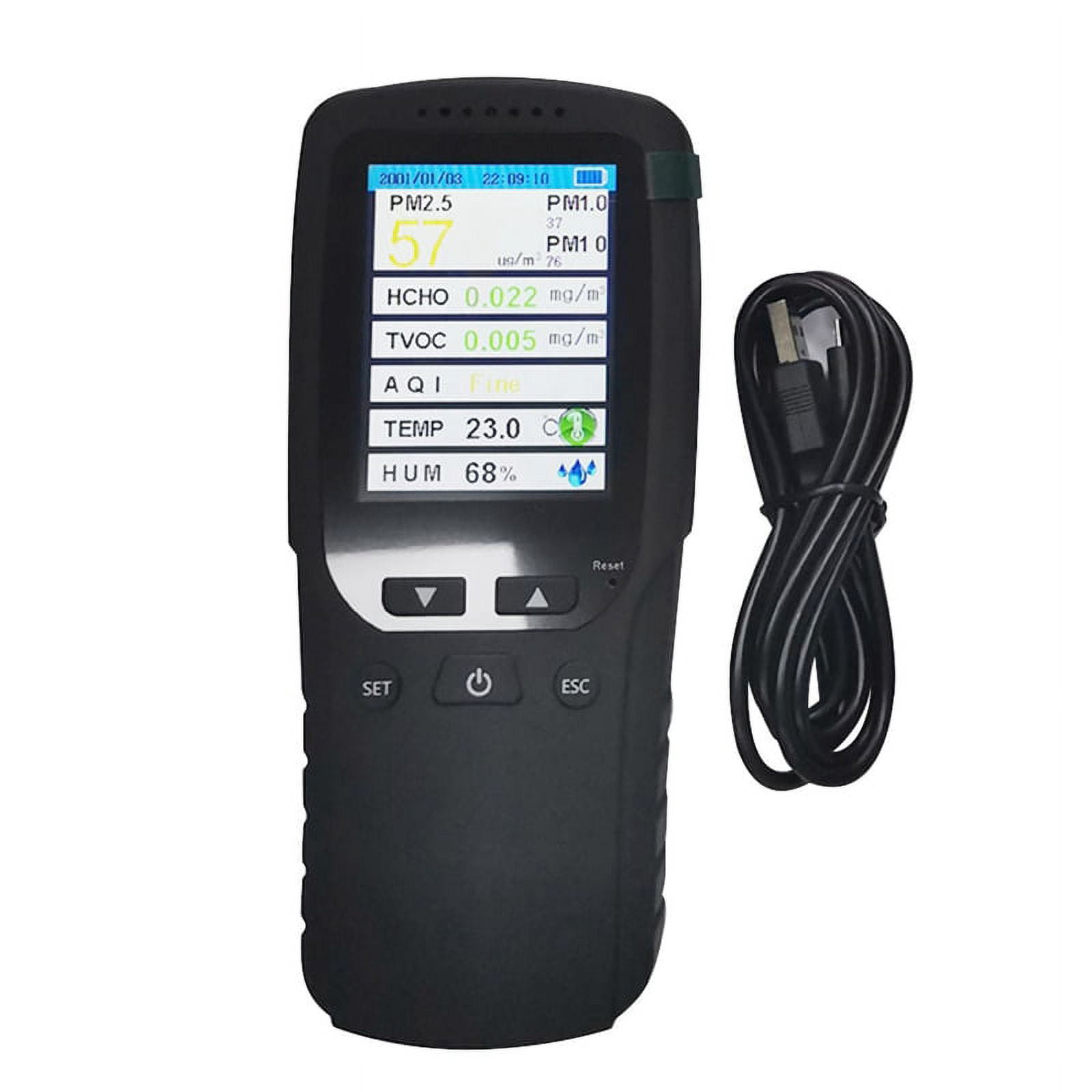 Multifunction Air Quality Monitor Formaldehyde Detector Pollution Meter Tester Detect And Test