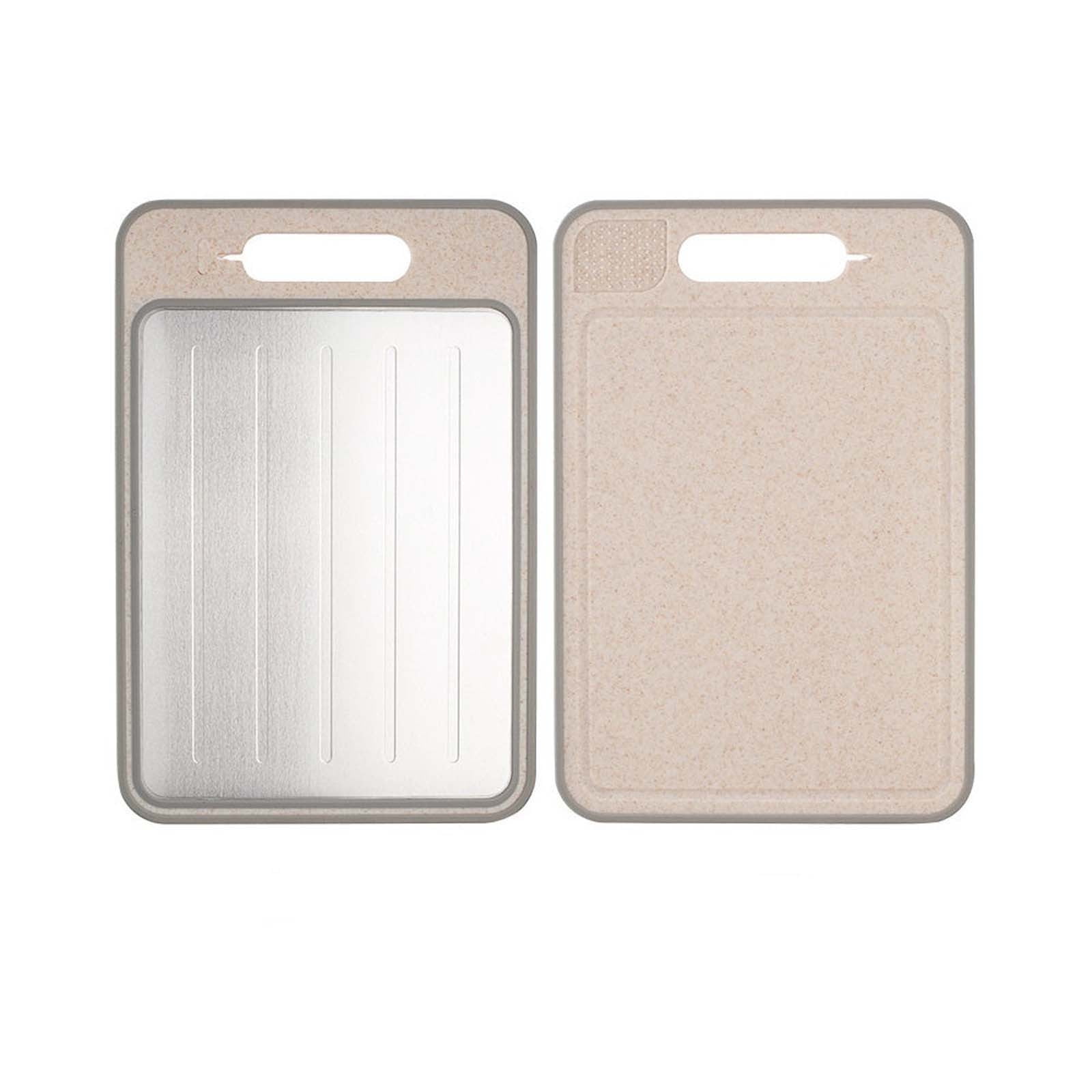 Multifunction Aluminum Cutting Board, Double Sided Quick Defrost ...