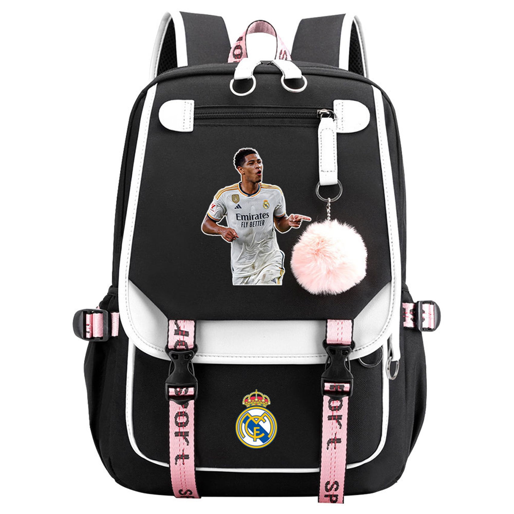 Multifunction Backpack with Headphone/USB Charging Port-Jude Bellingham ...