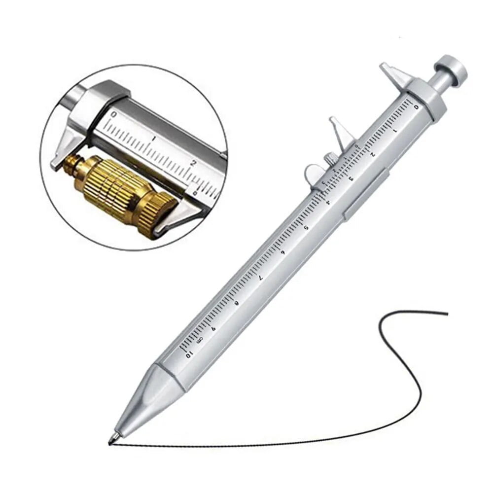 Multifunction Ballpoint Pen Creative Vernier Caliper Roller Ball Pen ...