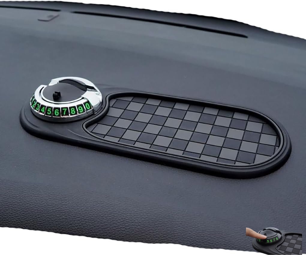 Multifunction Car Anti-Slip Mat Auto Universal Phone Holder, Rotatable ...