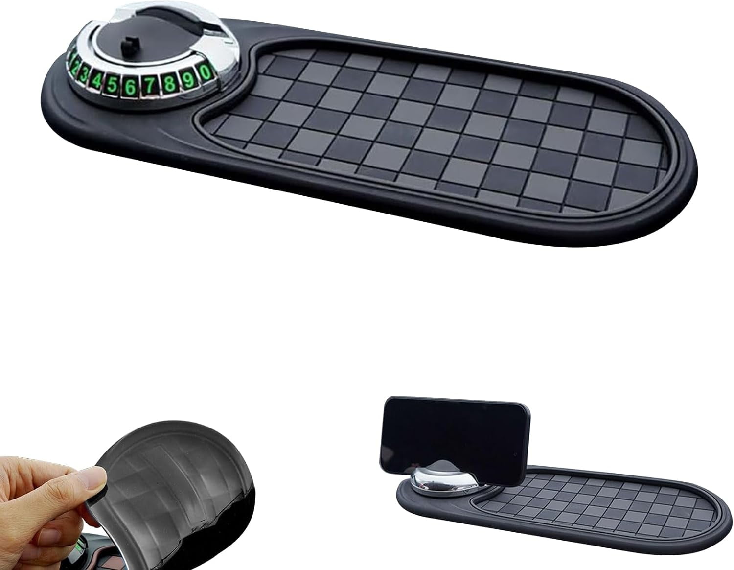 Multifunction Car Anti-Slip Mat, Multifunction Car Dashboard Mobile ...