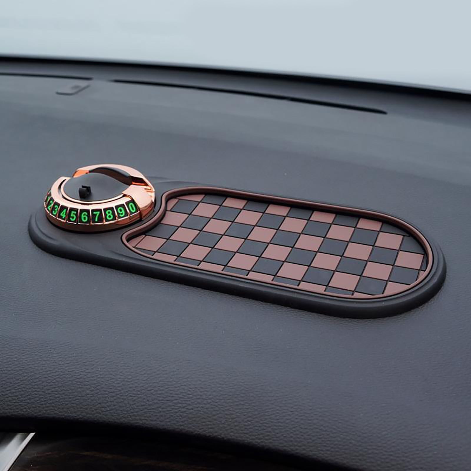 Multifunction Car Slip Mat Auto Phone Holder Rotatable Car Pad With ...