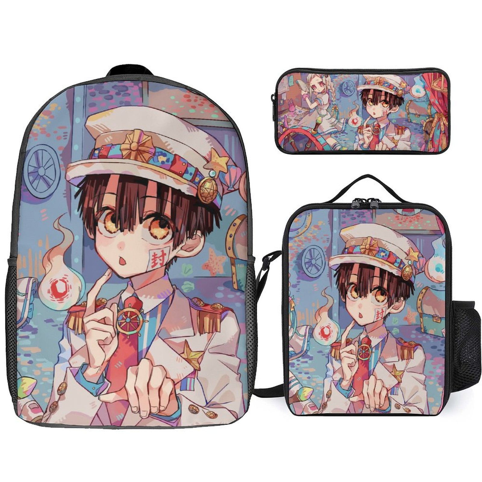 Multifunction Casual 3 in 1 Backpack Set Toilet Bound Hanako Kun ...