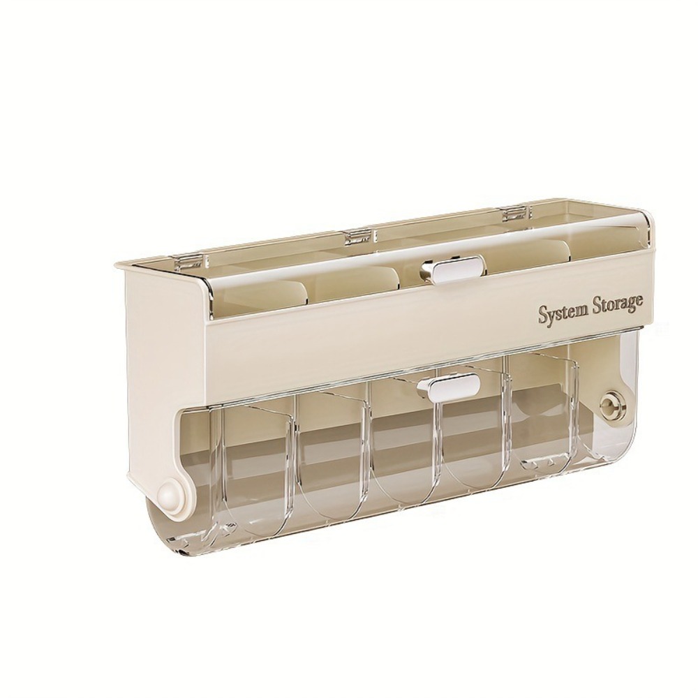 Multifunction Clear Visible Storage Container Space-Saving Wall Mounted ...