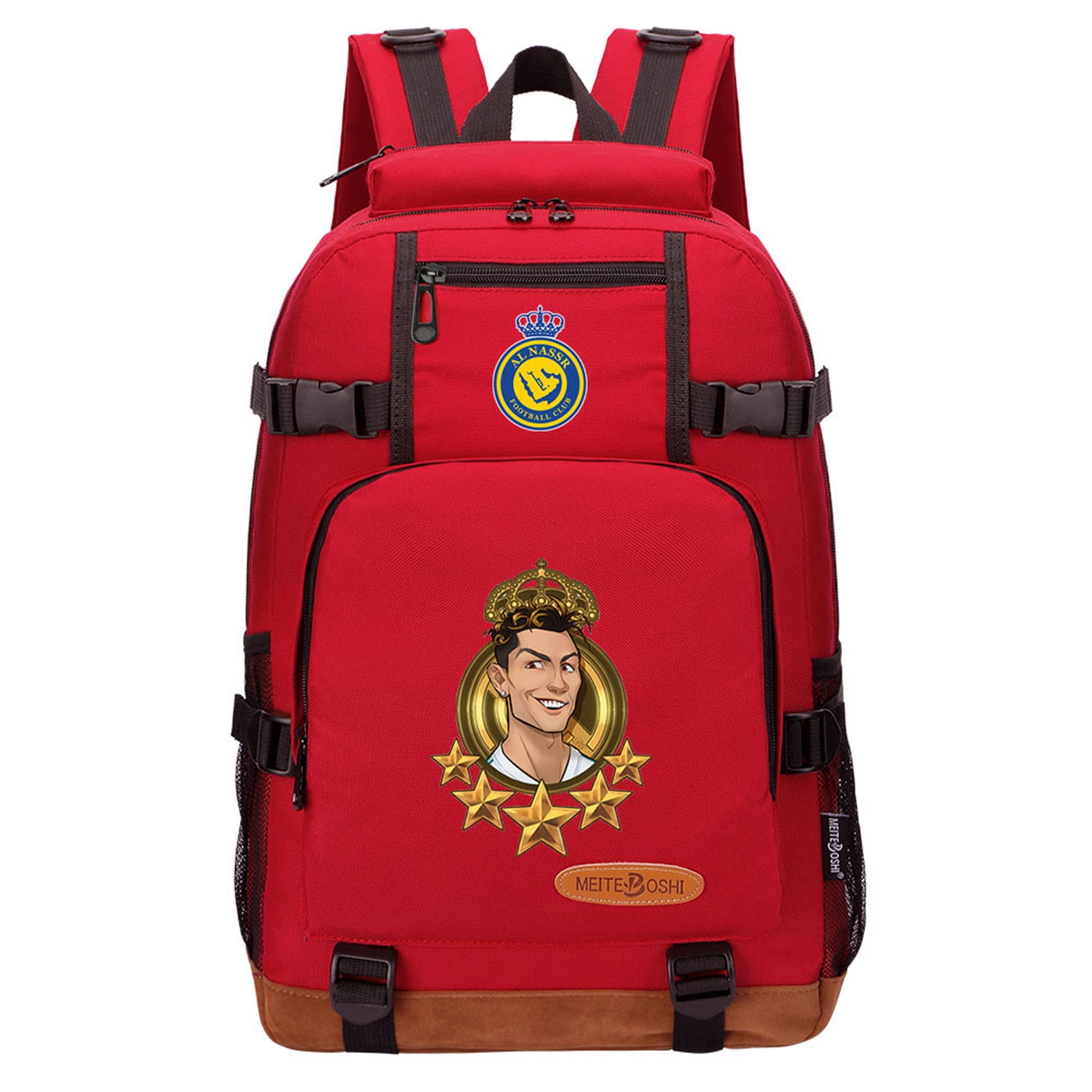 Multifunction Cristiano Ronaldo Backpack Al Nassr FC Knapsack CR7 ...