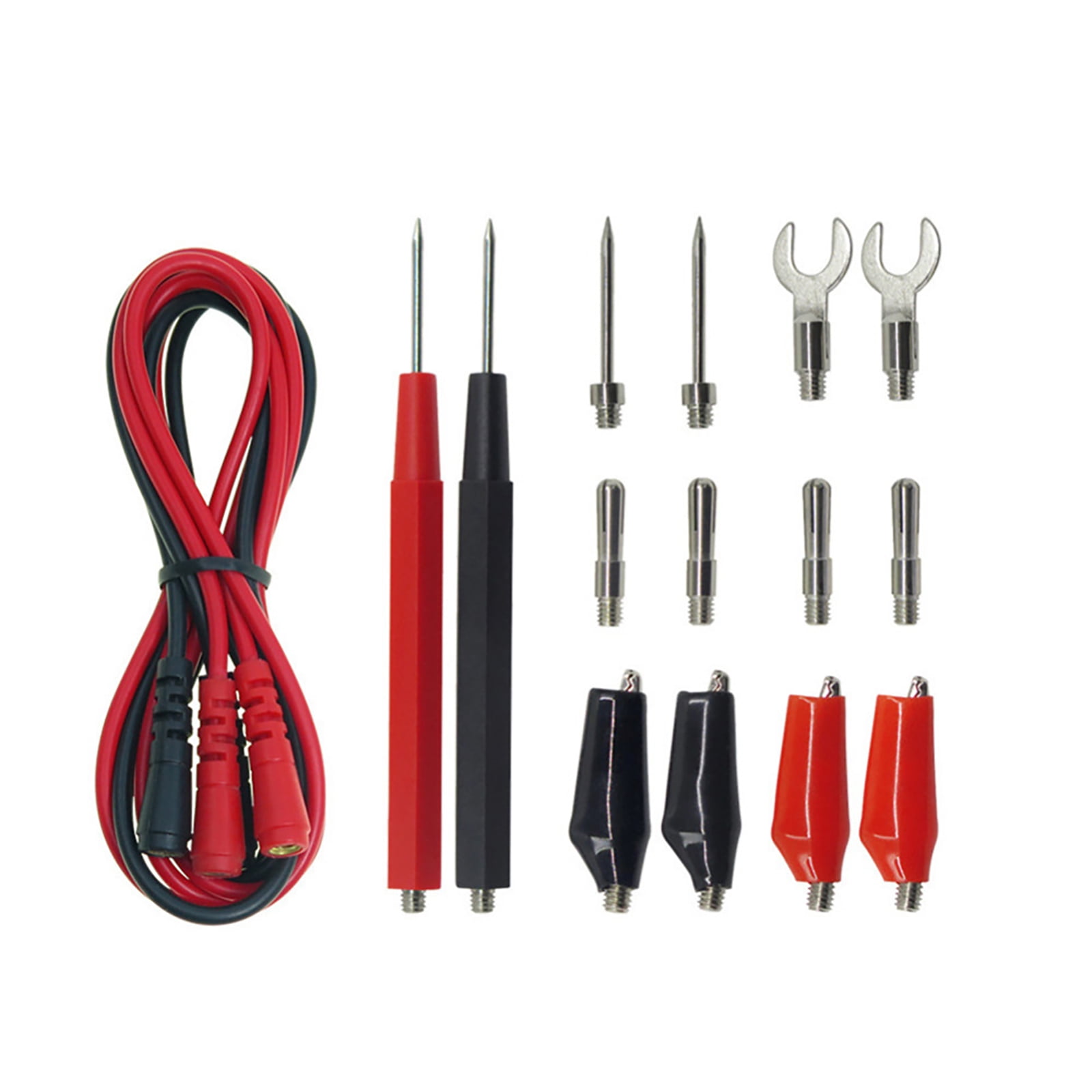 Multifunction Digital Multimeter Probe Test Leads Kit Alligator Clip ...