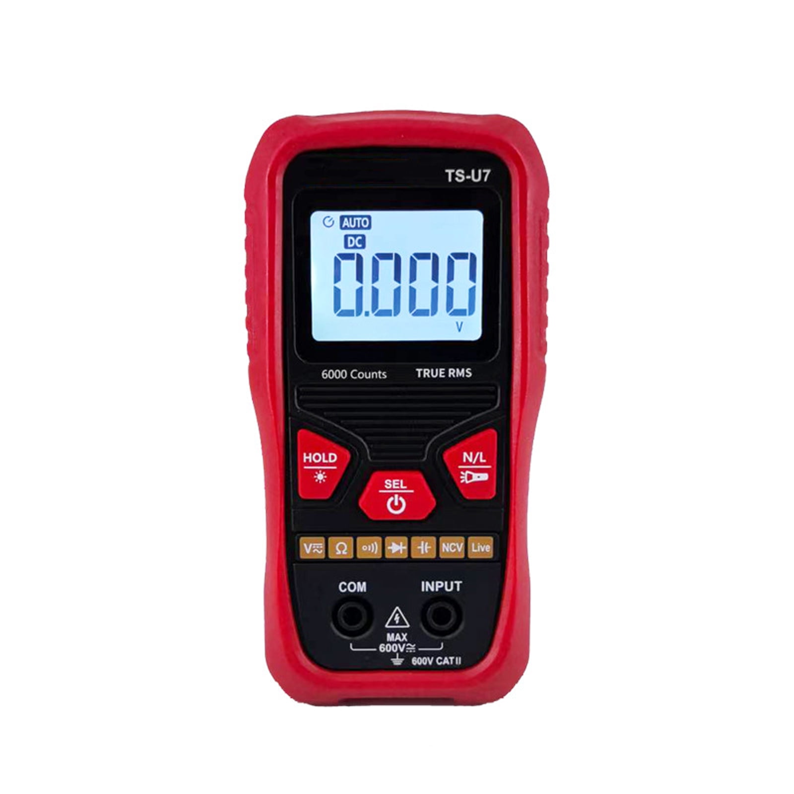 Multifunction Digital Tester Voltmeter Ohms Backlights for Electrician ...