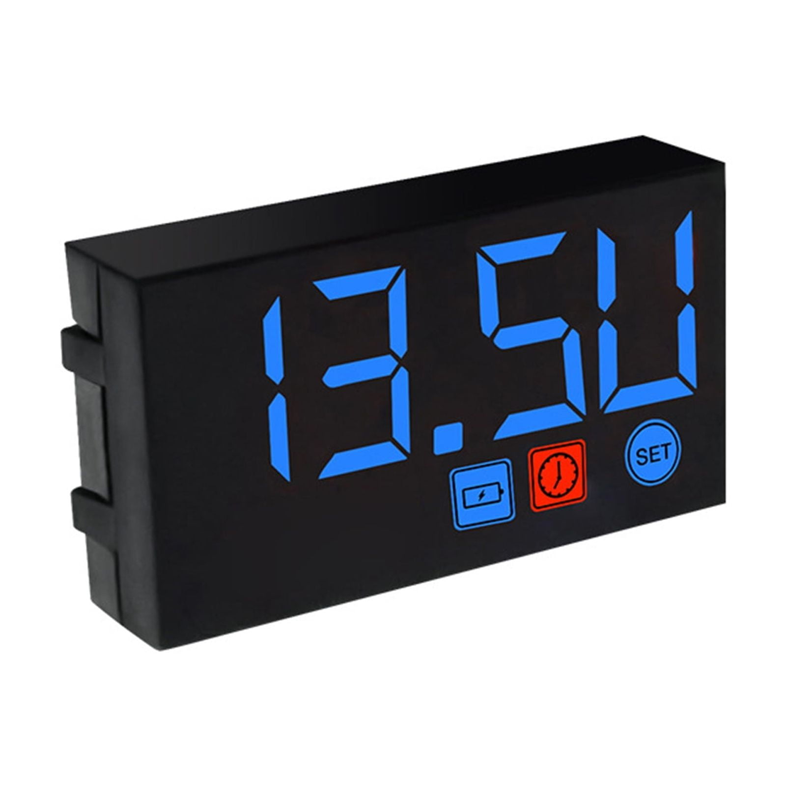 Multifunction Digital Time Clock Voltmeter LED Display Motorcycles ...