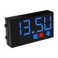 Multifunction Digital Time Clock Voltmeter LED Display Motorcycles ...