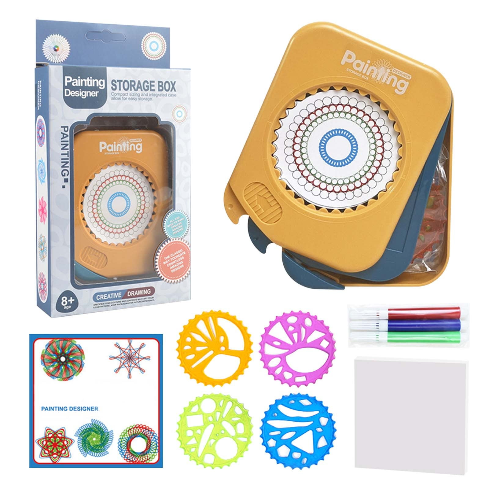 Multifunction Drawing Ruler Set | Portable Plastic Storage Board | DIY ...