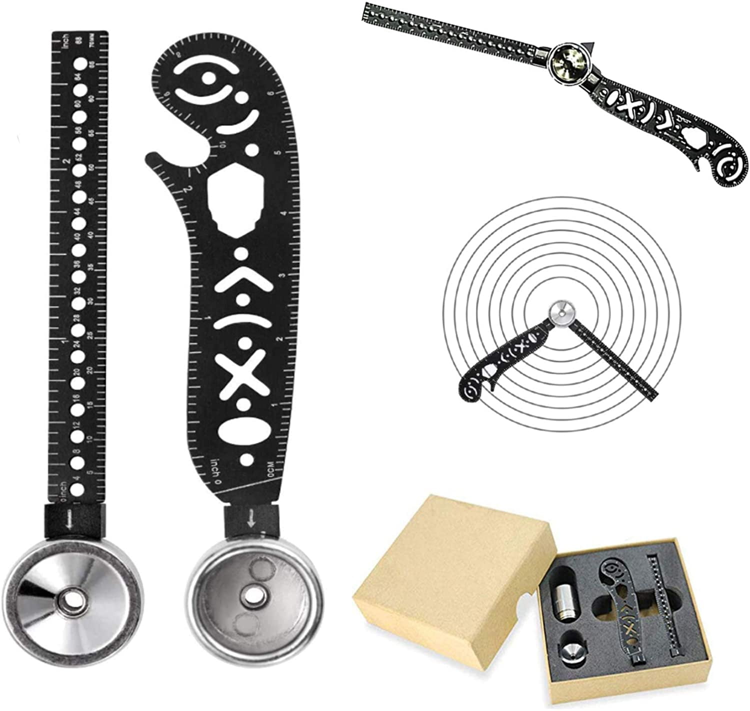 Multifunction Drawing Tool Versatile Drawing Curved Magnetic Ruler ...