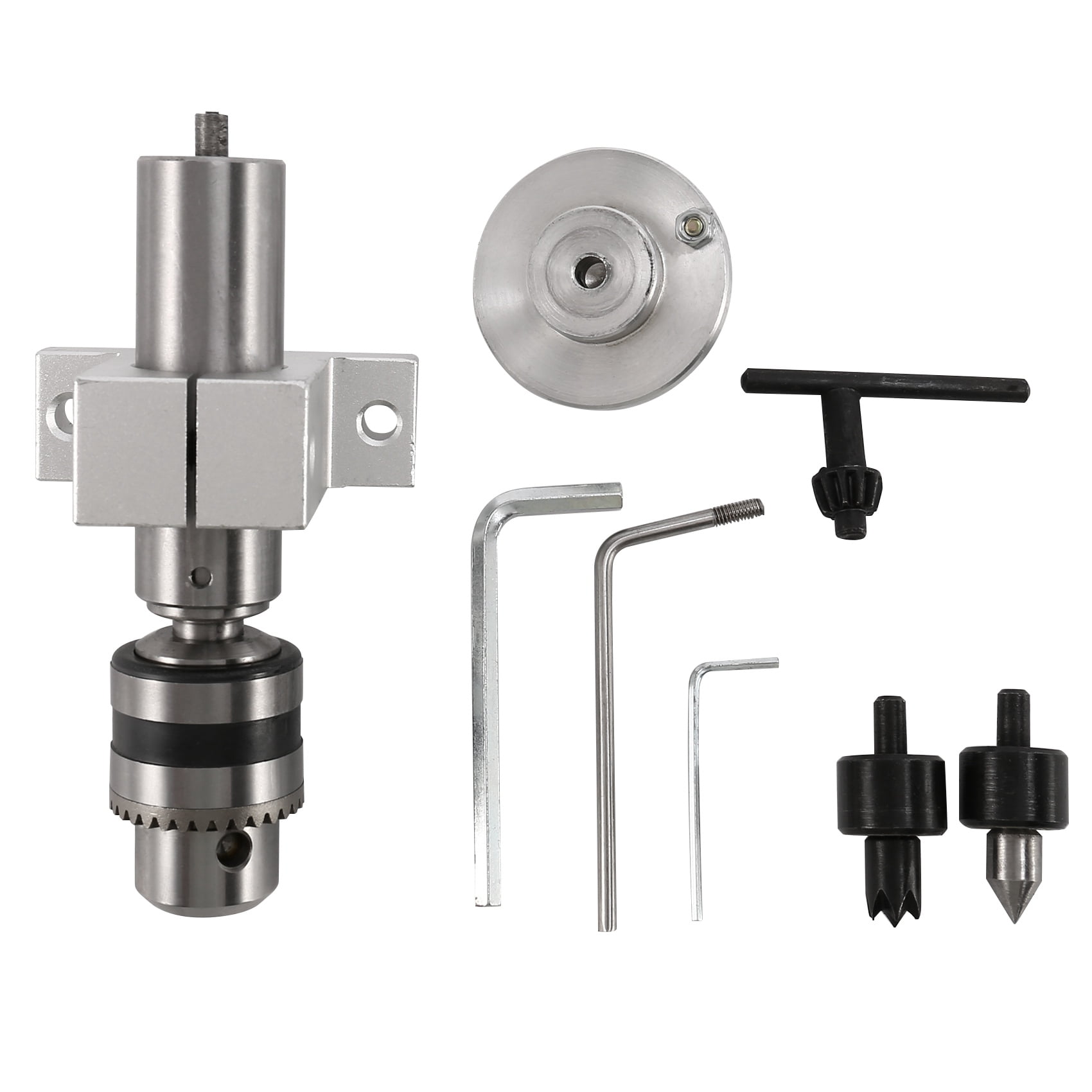Multifunction Drilling Tailstock Live Center With Claw For Mini Lathe ...