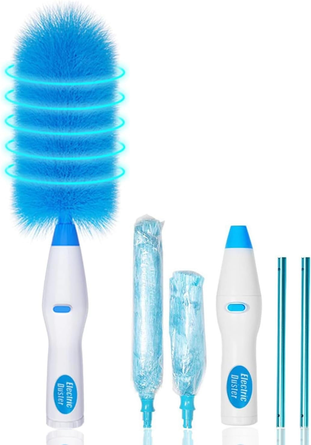 Multifunction Dust Collector Cleaning Brush Feather-Spin Duster ...