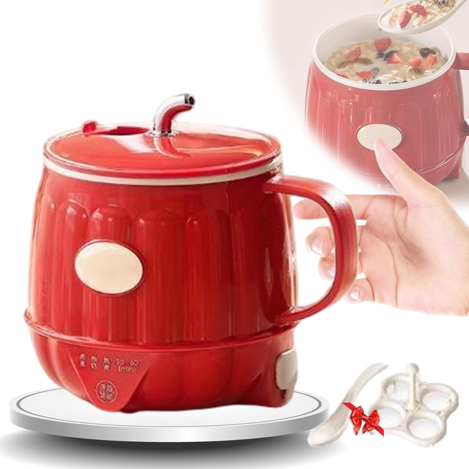 Multifunction Electric Heated Milk Cup, 3-in-1 Multifunction Mini ...