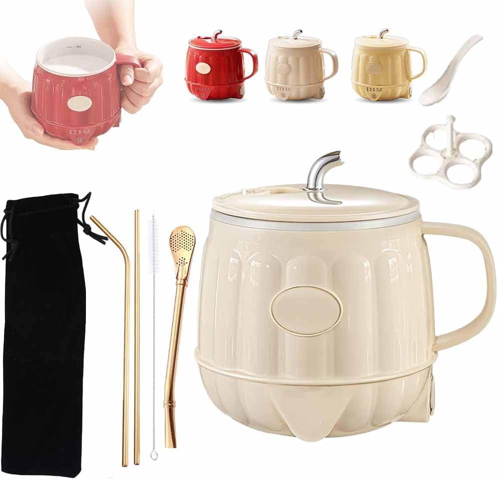 Multifunction Electric Heated Milk Cup, Rechargeable 3-in-1 Portable ...